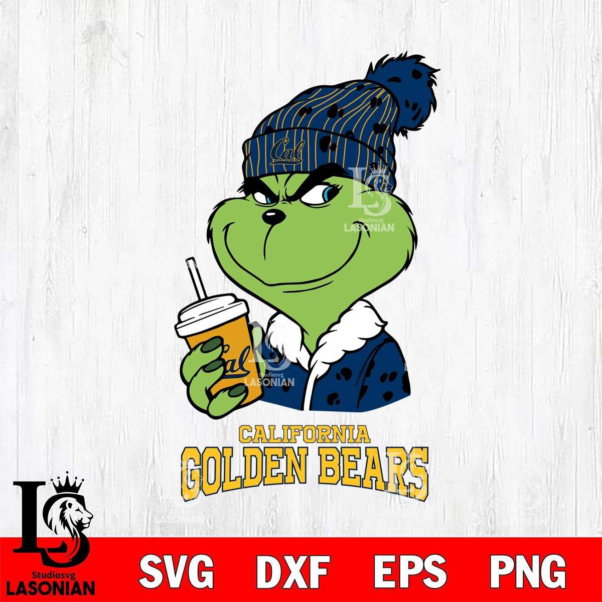 California Golden Bears Grinch Cofffe Christmas – lasoniansvg