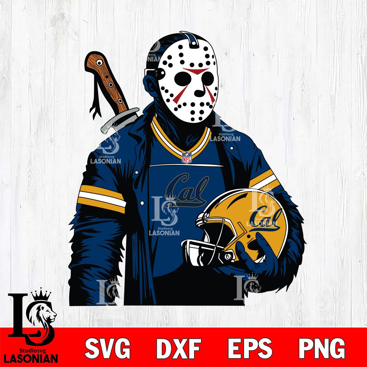 California Golden Bears Jason Voorhees Horror 2 – lasoniansvg