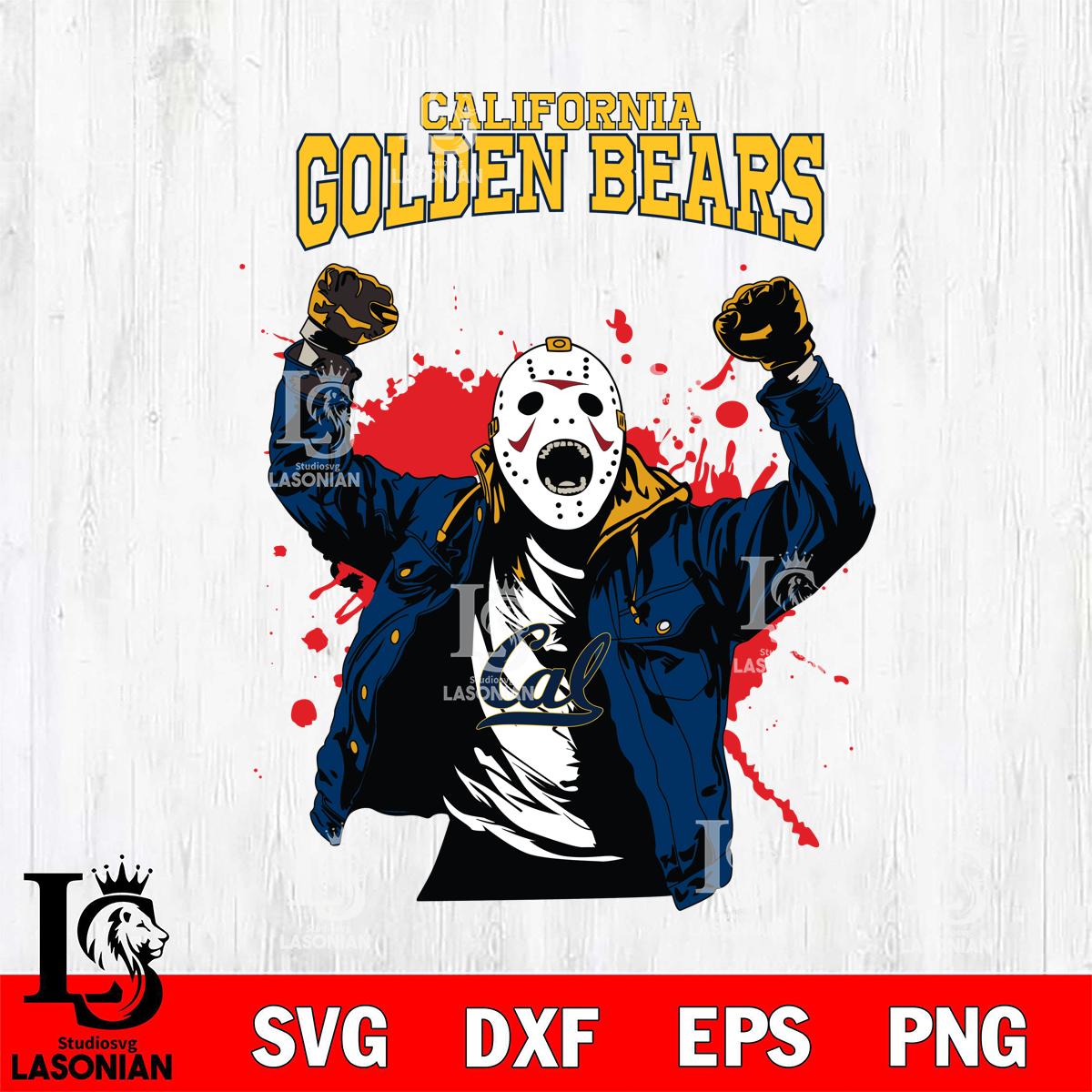 California Golden Bears Jason Voorhees Horror Halloween 3 – lasoniansvg