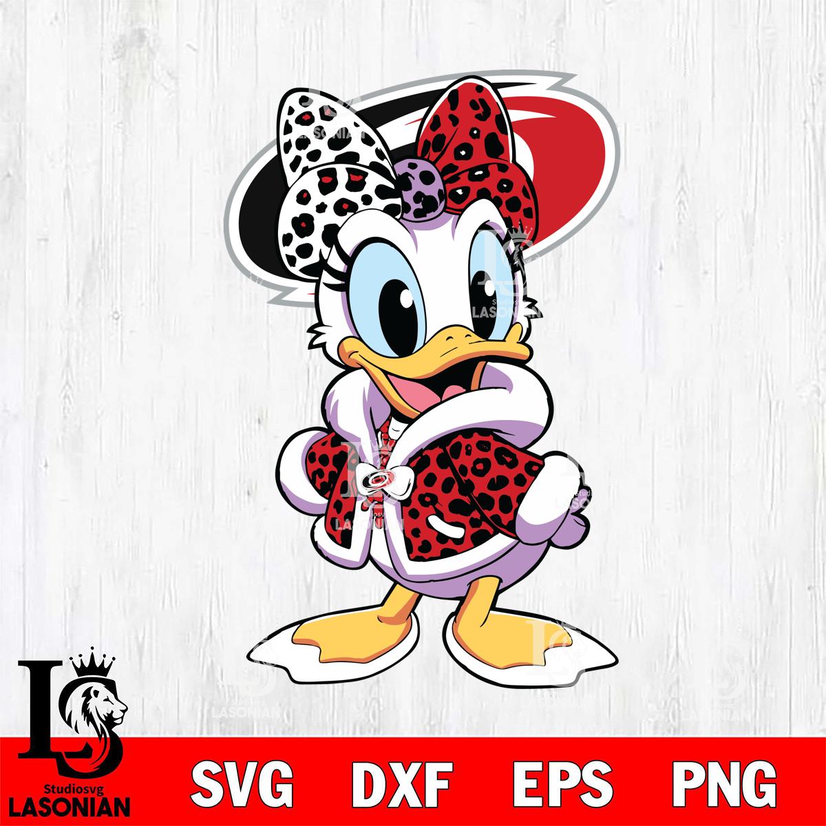 Carolina Hurricanes Fancy Daisy Duck Disney – lasoniansvg