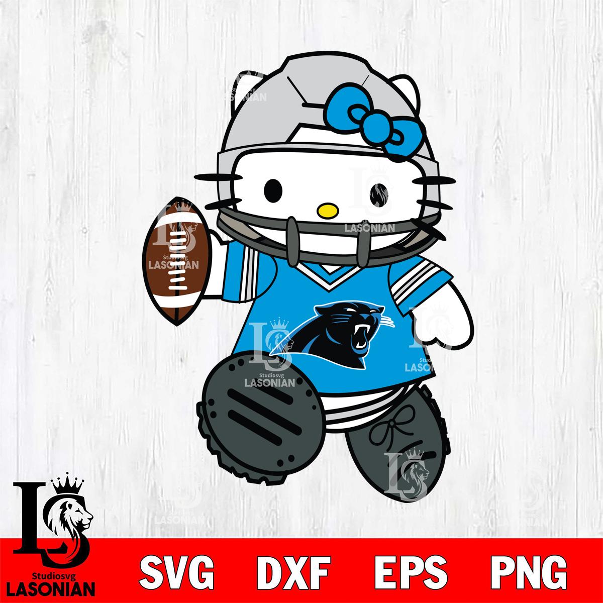 Carolina Panthers Hello Kitty sport – lasoniansvg