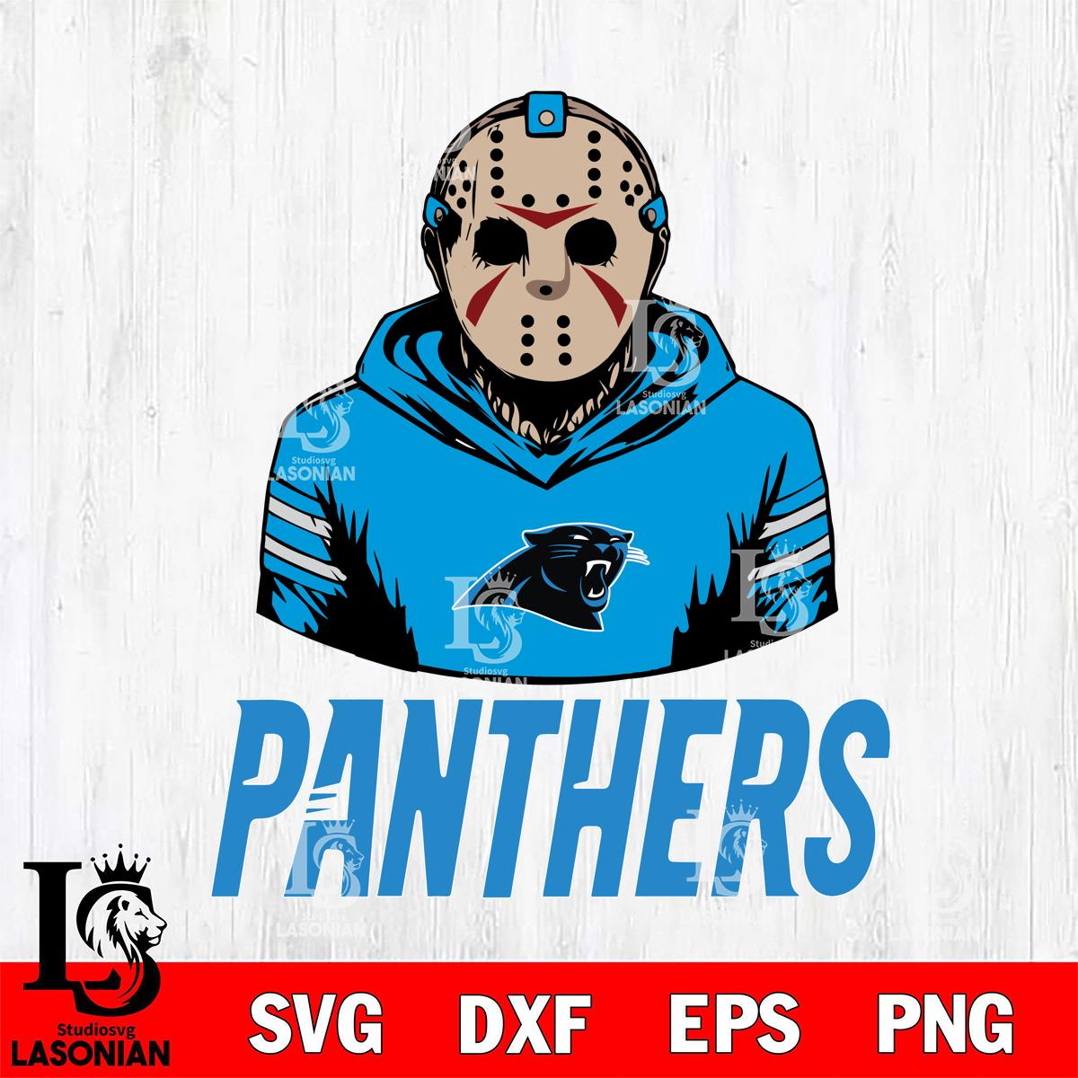 Carolina Panthers Jason Voorhees 4 – lasoniansvg