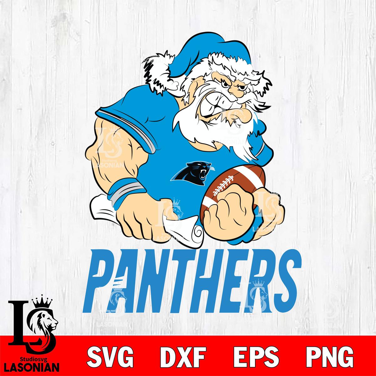 Carolina Panthers Santa Claus Angry – lasoniansvg