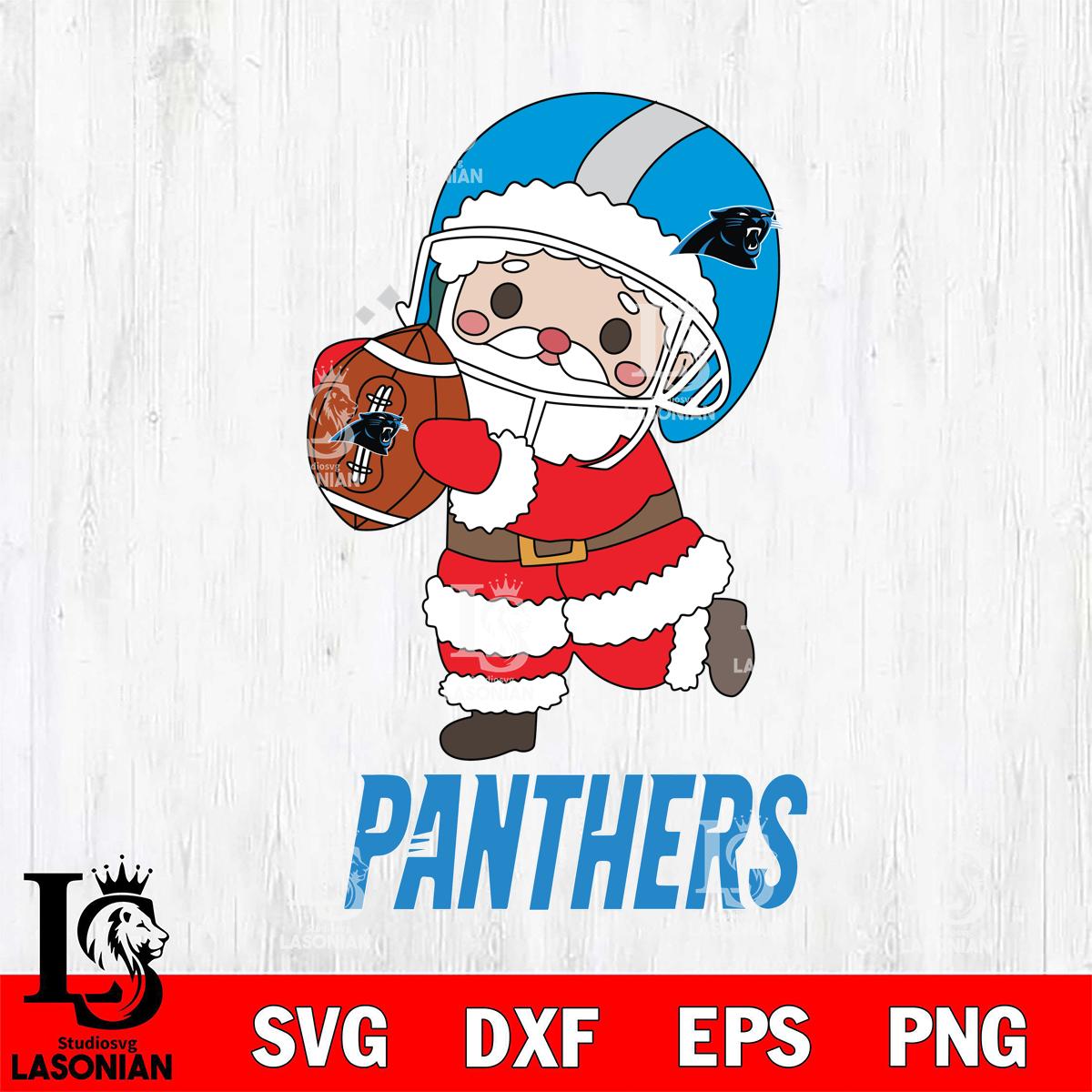 Carolina Panthers Santa Claus Cute – lasoniansvg