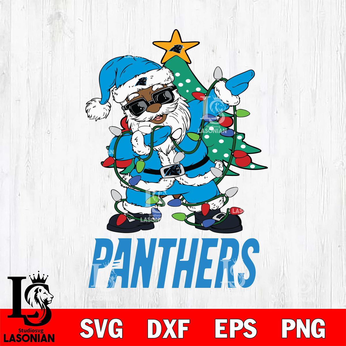 Carolina Panthers Santa Claus Ugly Christmas – lasoniansvg