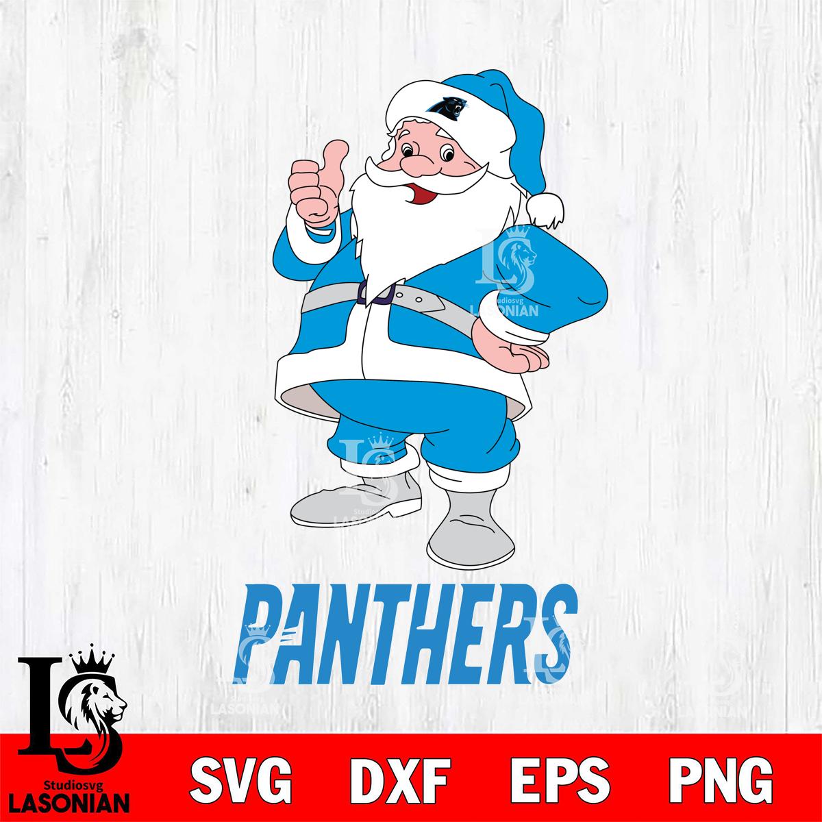 Carolina Panthers Santa claus – lasoniansvg