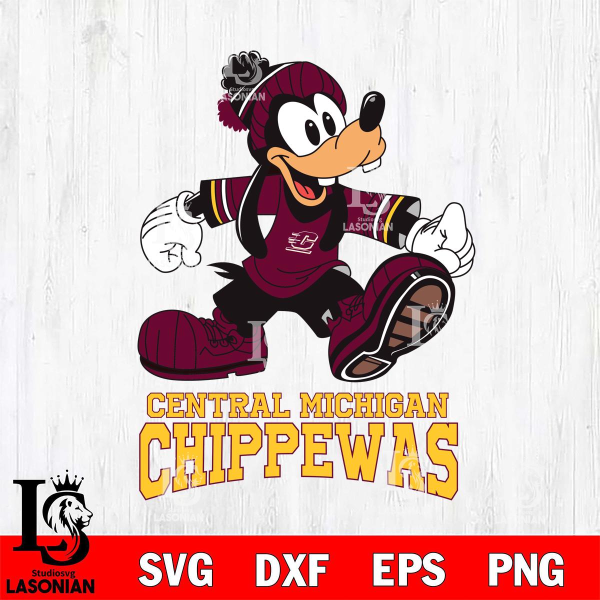 Central Michigan Chippewas Goofy Cool Sport – lasoniansvg