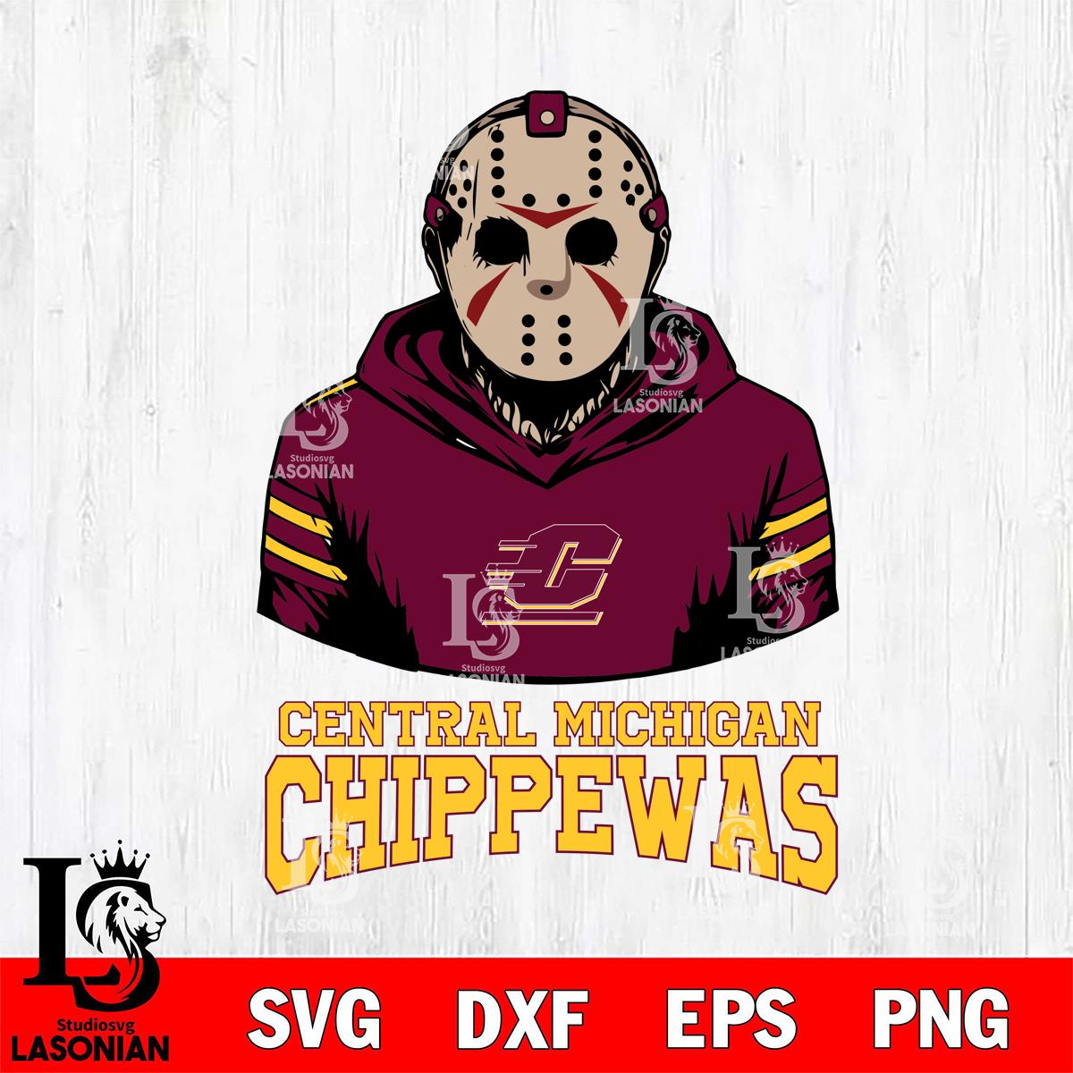 Central Michigan Chippewas Jason Voorhees 4 – lasoniansvg