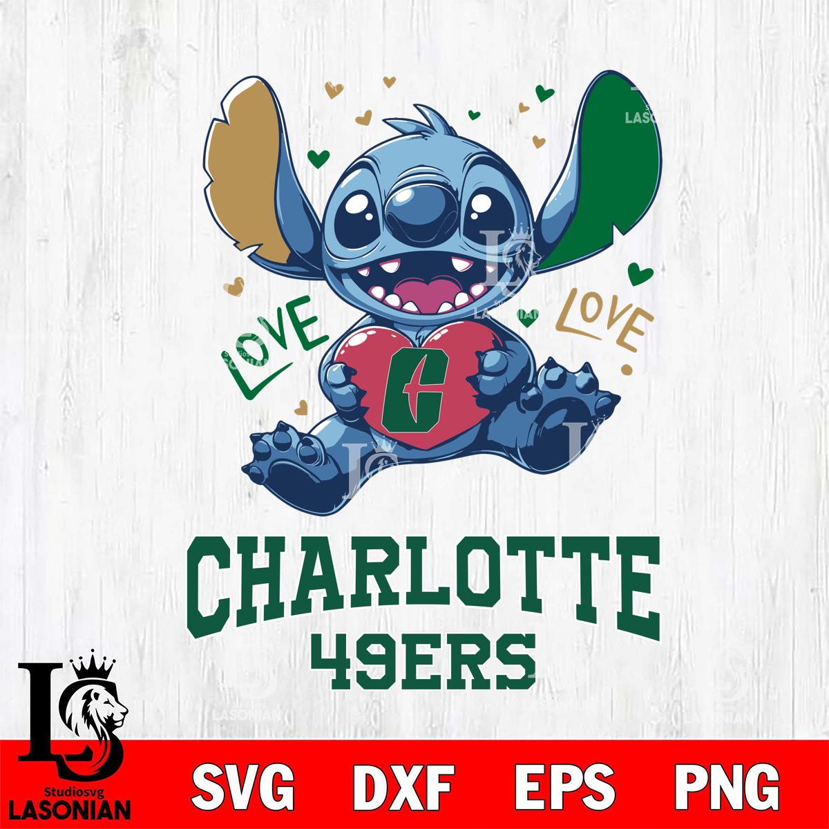 Charlotte 49ers Love Stitch – lasoniansvg