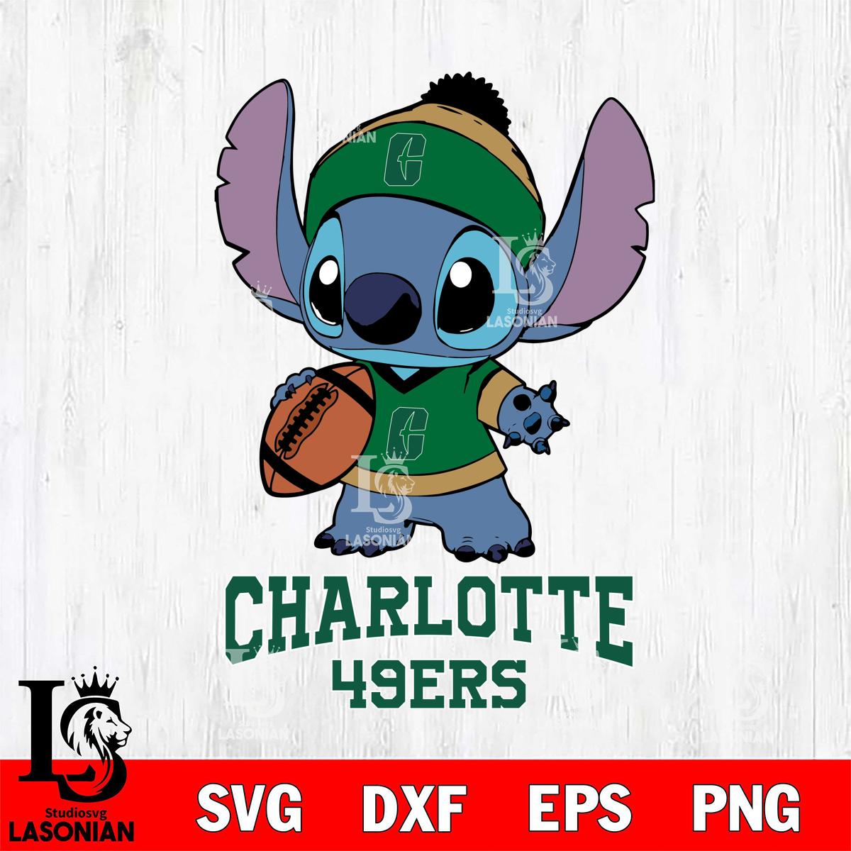 Charlotte 49ers Stitch Disney – lasoniansvg