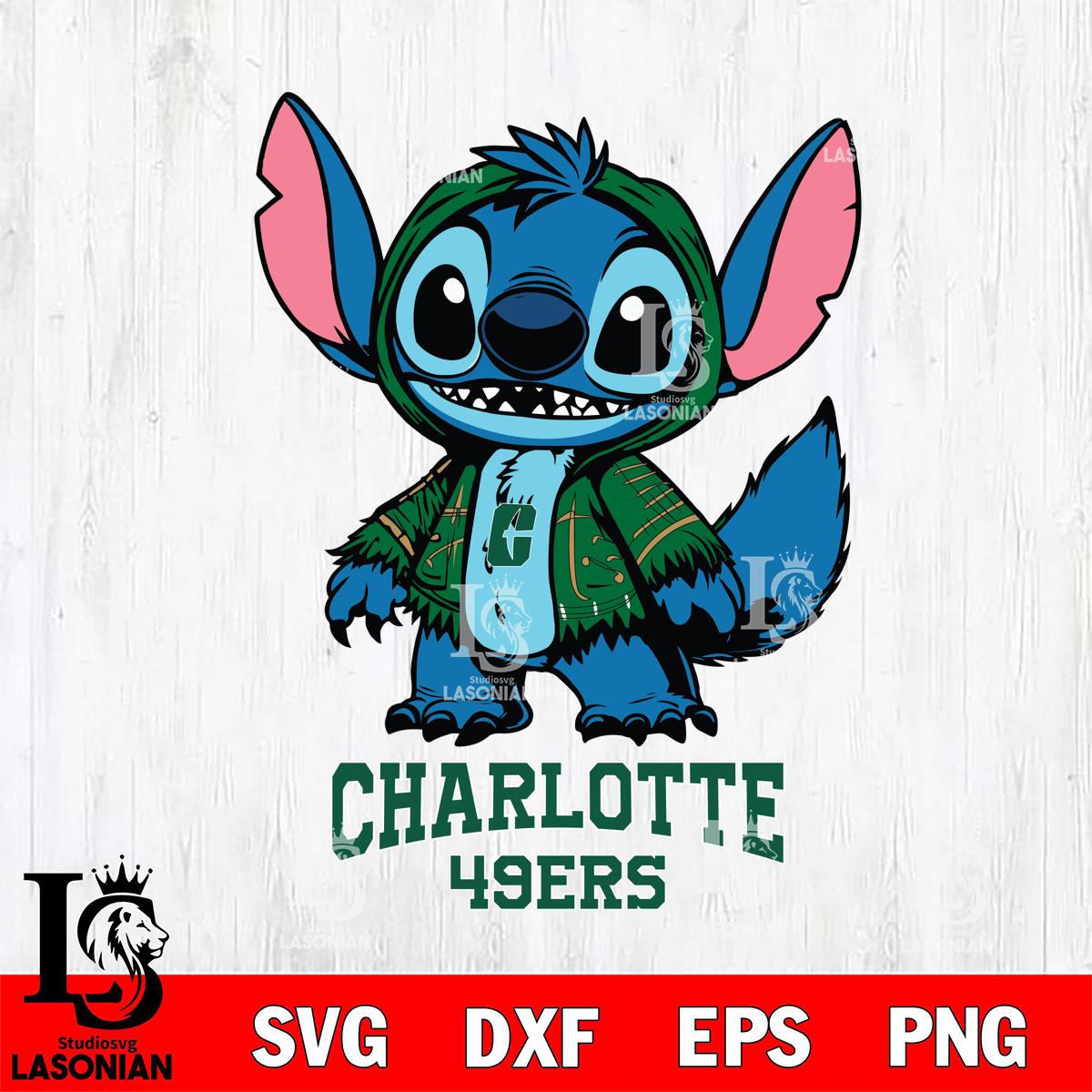 Charlotte 49ers Stitch Halloween – lasoniansvg