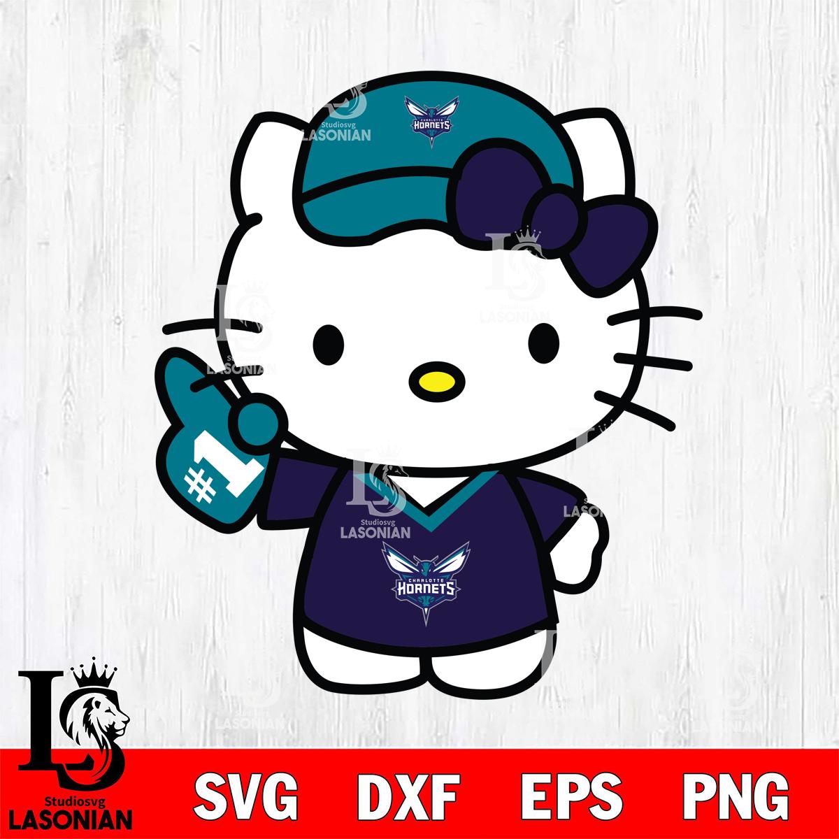 Charlotte Hornets Hello Kitty basketball 2 – lasoniansvg