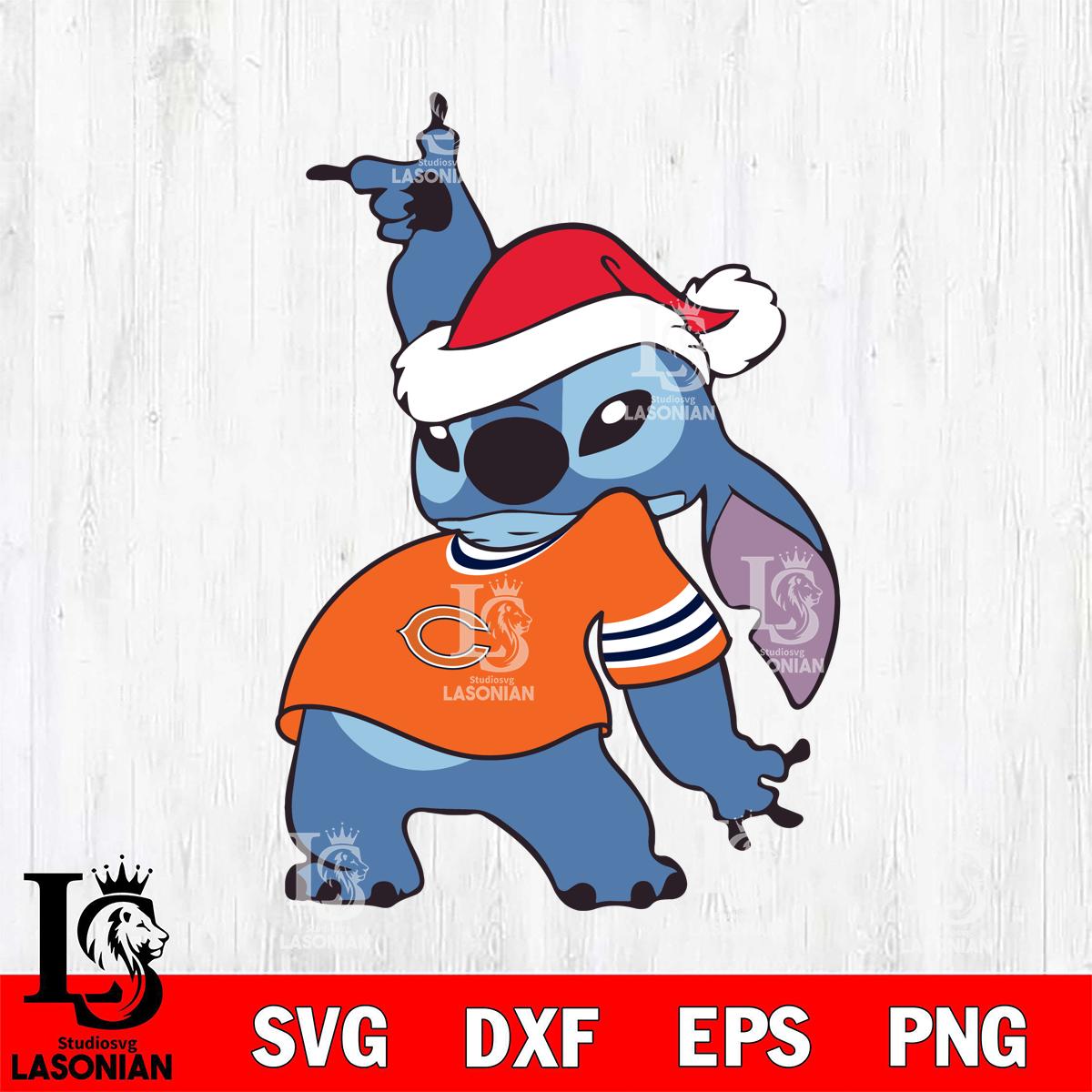 Chicago Bears Disney Lilo & Stitch Christmas – lasoniansvg