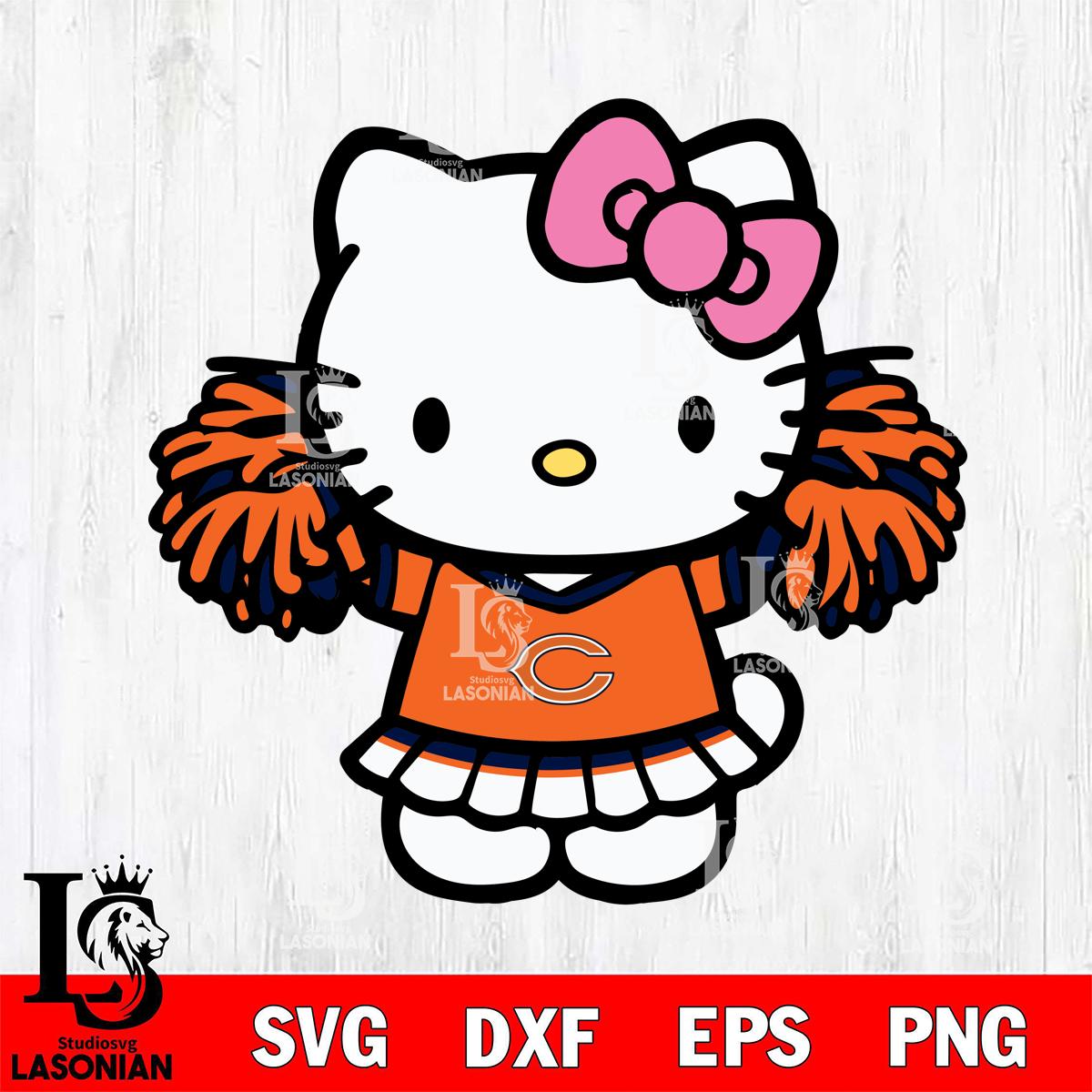Chicago Bears Hello Kitty Cheerleader 3 – lasoniansvg