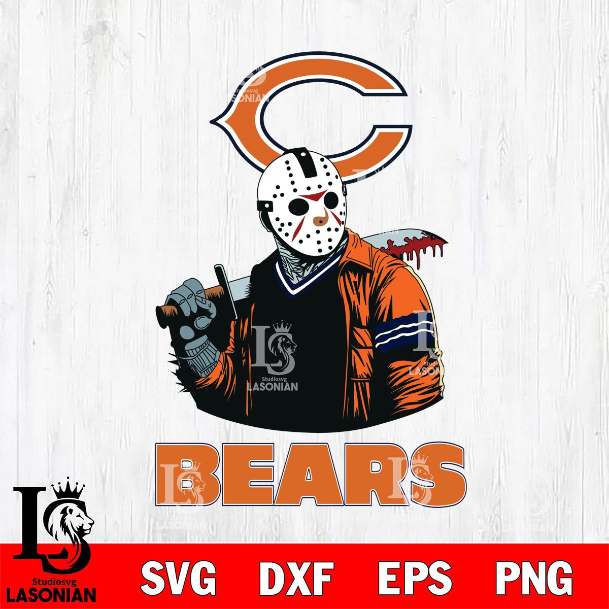 Chicago Bears Jason Voorhees 10 – lasoniansvg