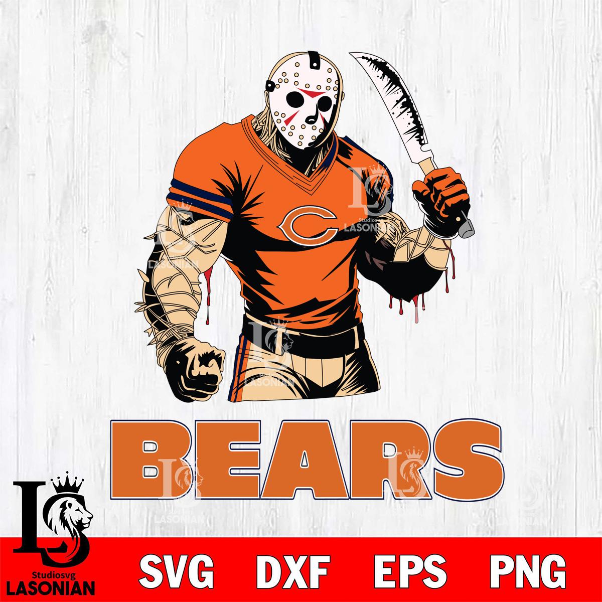 Chicago Bears Jason Voorhees – lasoniansvg