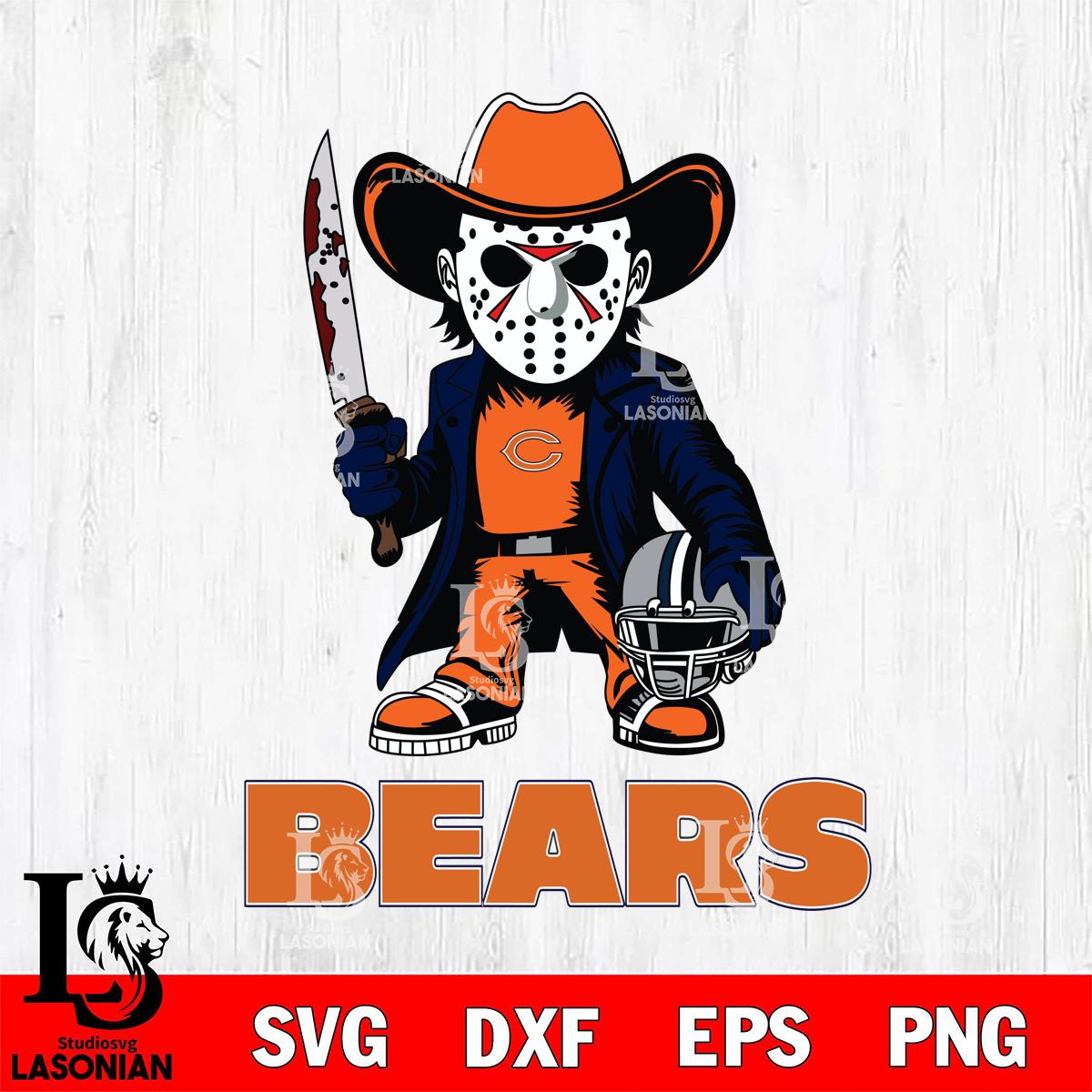 Chicago Bears Jason Voorhees 3 – lasoniansvg
