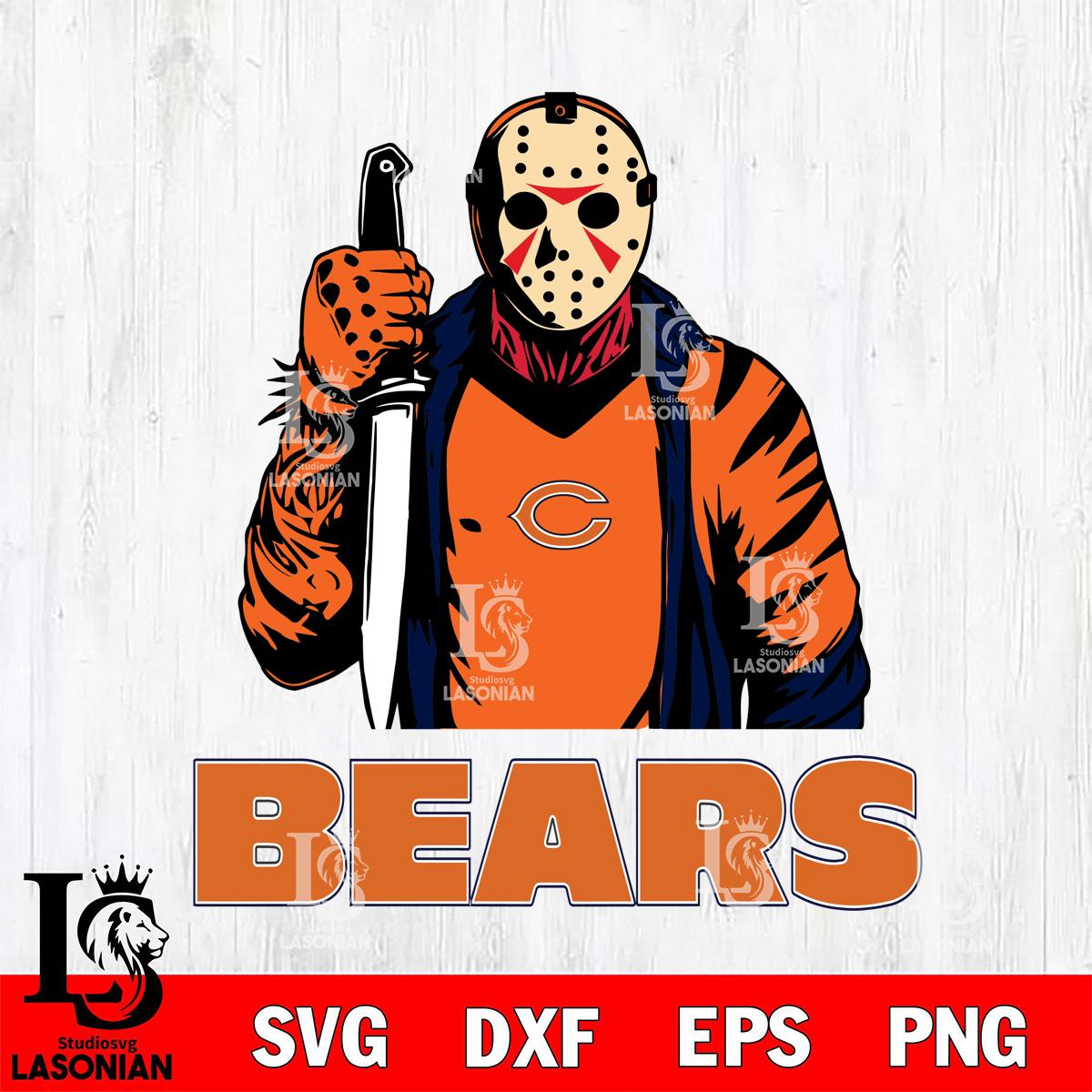 Chicago Bears Jason Voorhees 6 – lasoniansvg