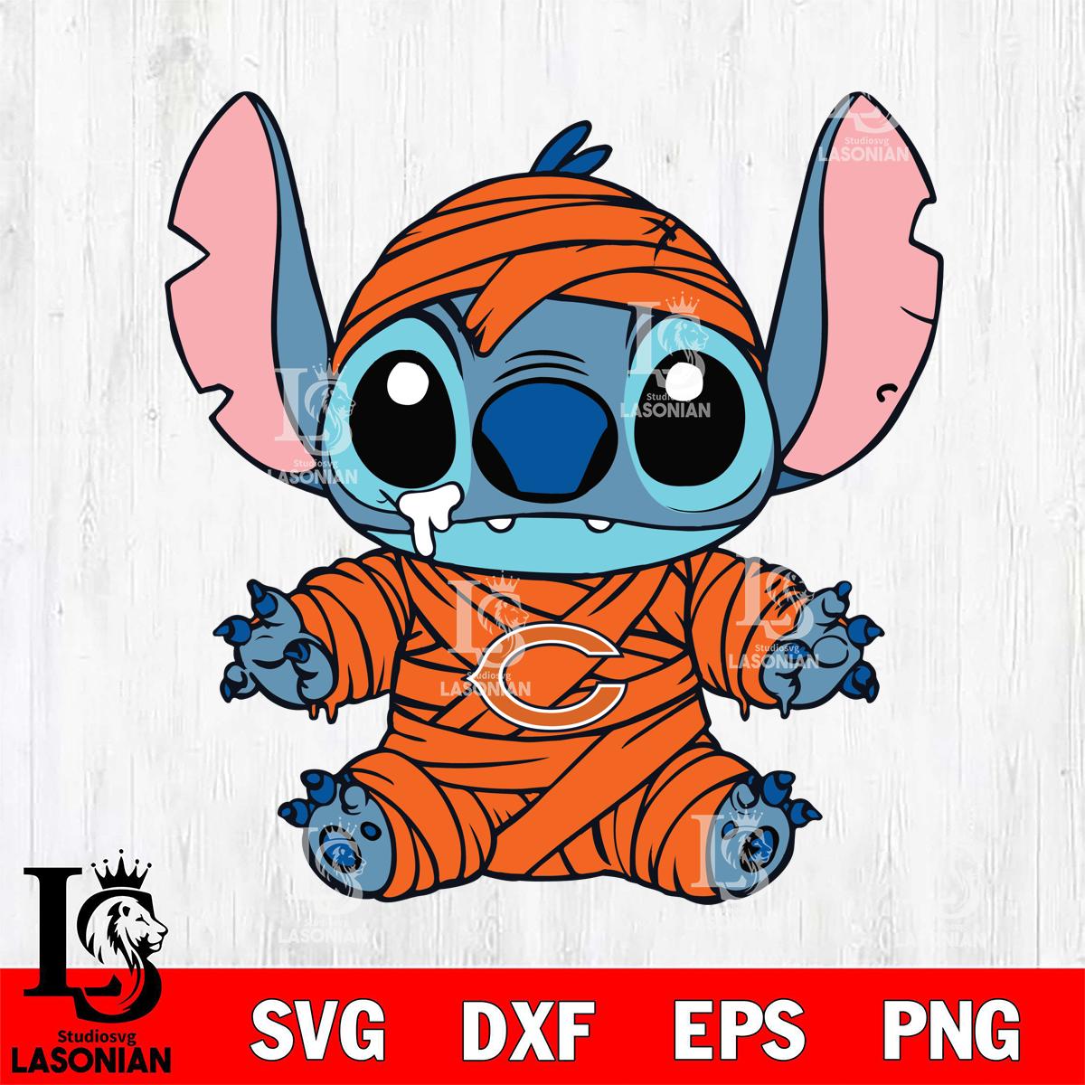 Chicago Bears Stitch Mummy Football – lasoniansvg