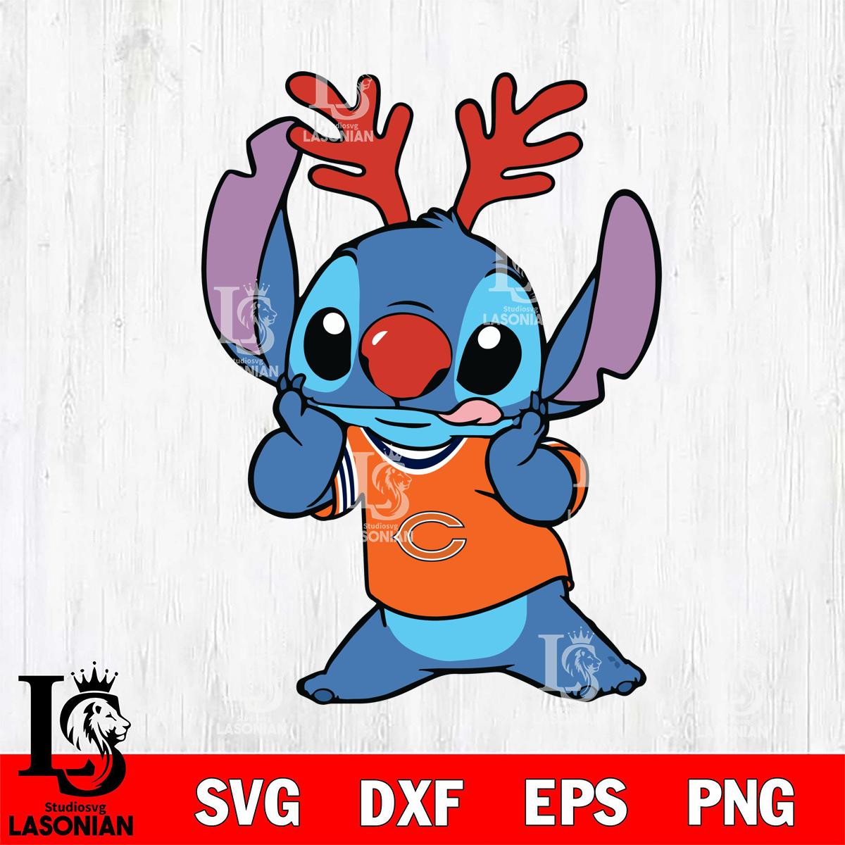 Chicago Bears Stitch Reindeer – lasoniansvg