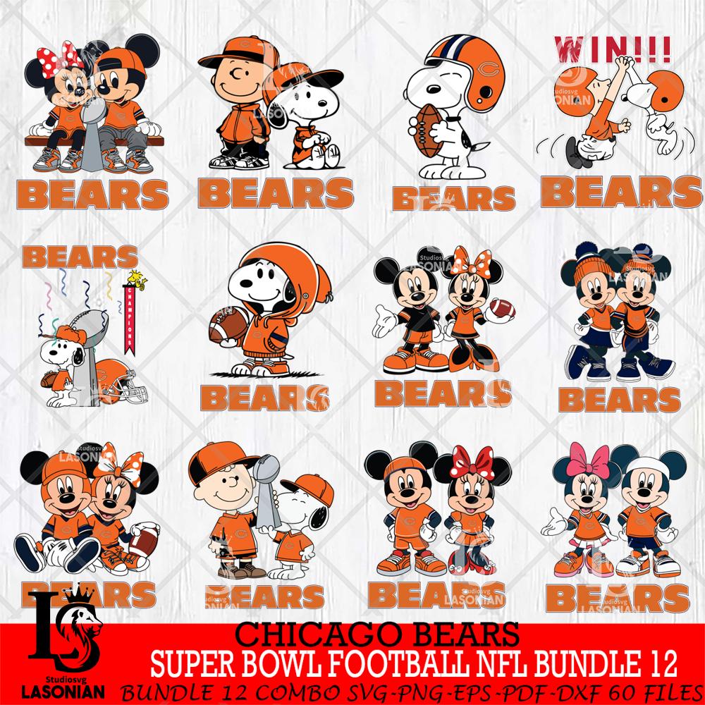 Chicago Bears Super Bowl NFL Bundle 12 – lasoniansvg