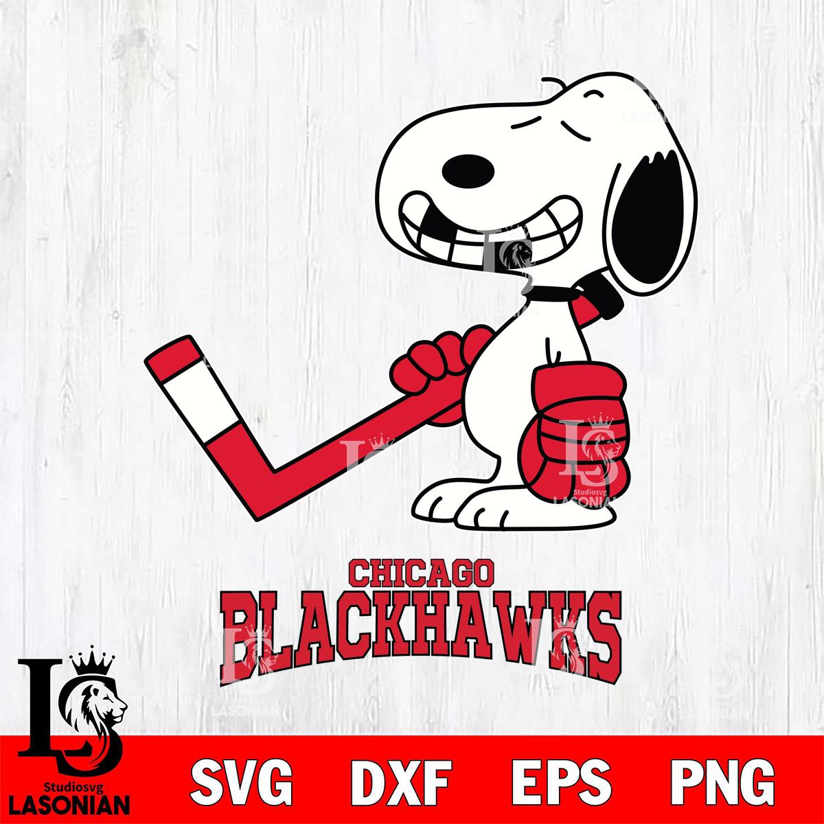 Chicago Blackhawks Snoopy Hockey Sport – lasoniansvg