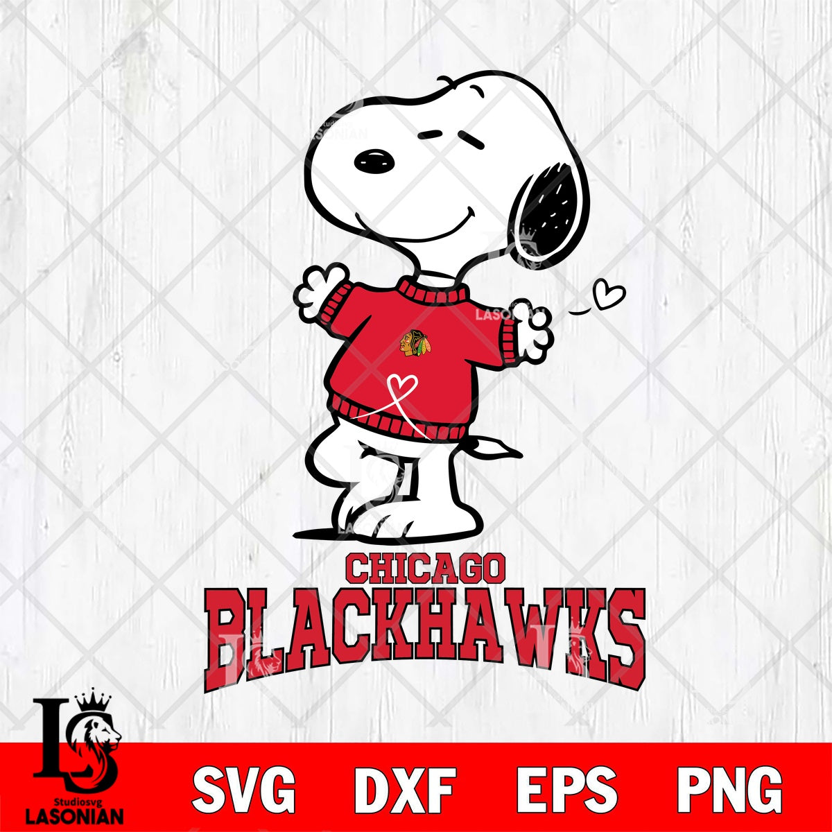 Chicago Blackhawks snoopy cartoon illustration File cut , Criucut ...