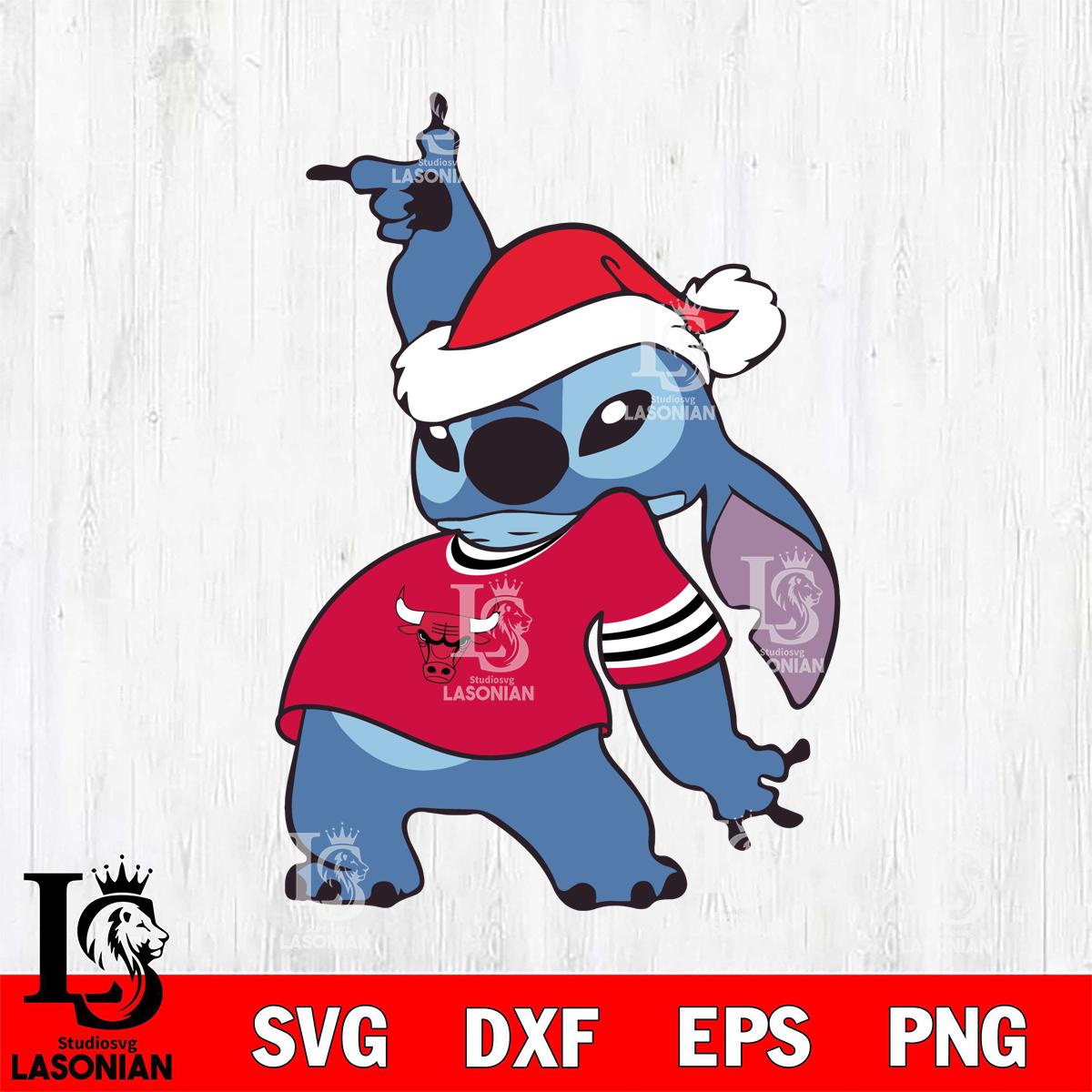 Chicago Bulls Disney Lilo & Stitch Christmas – lasoniansvg