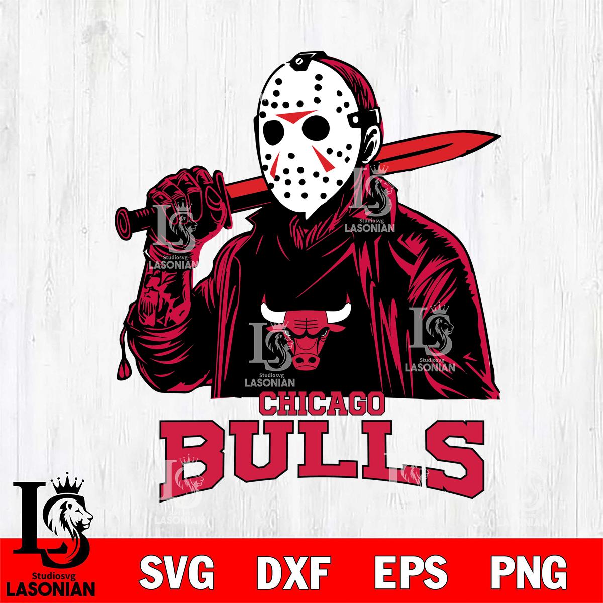 Chicago Bulls Jason Voorhees Horror 12 – lasoniansvg