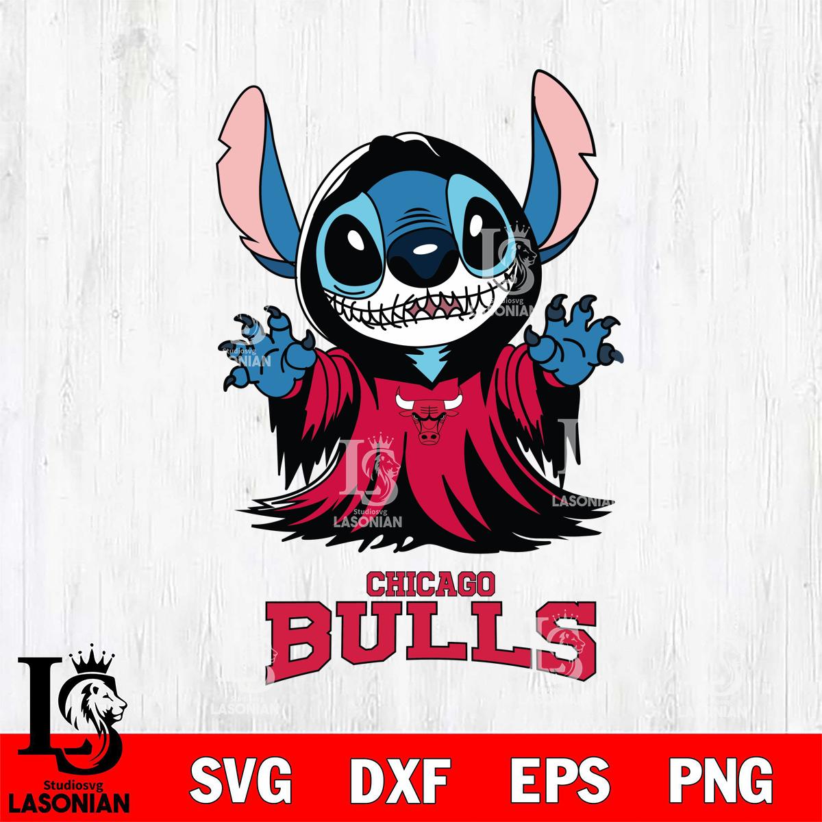 Chicago Bulls Stitch Ghost – lasoniansvg