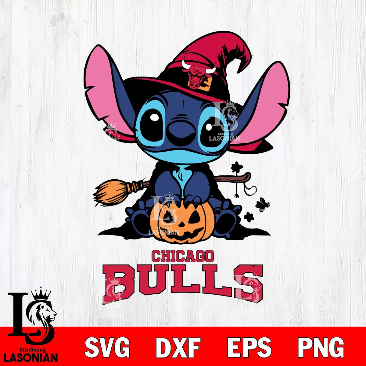 Chicago Bulls Stitch witch – lasoniansvg