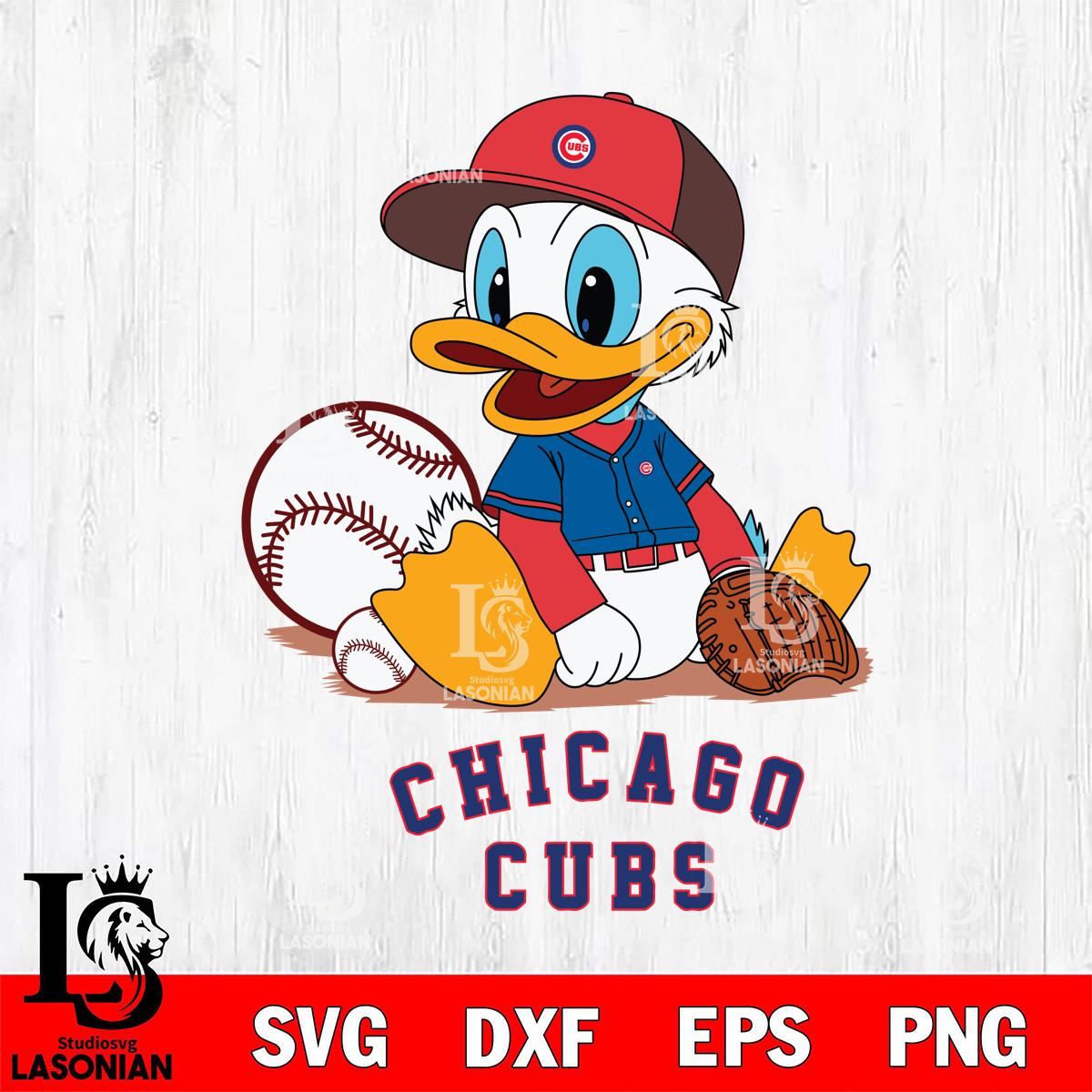 Chicago Cubs Donald Duck Baseball Sport – lasoniansvg