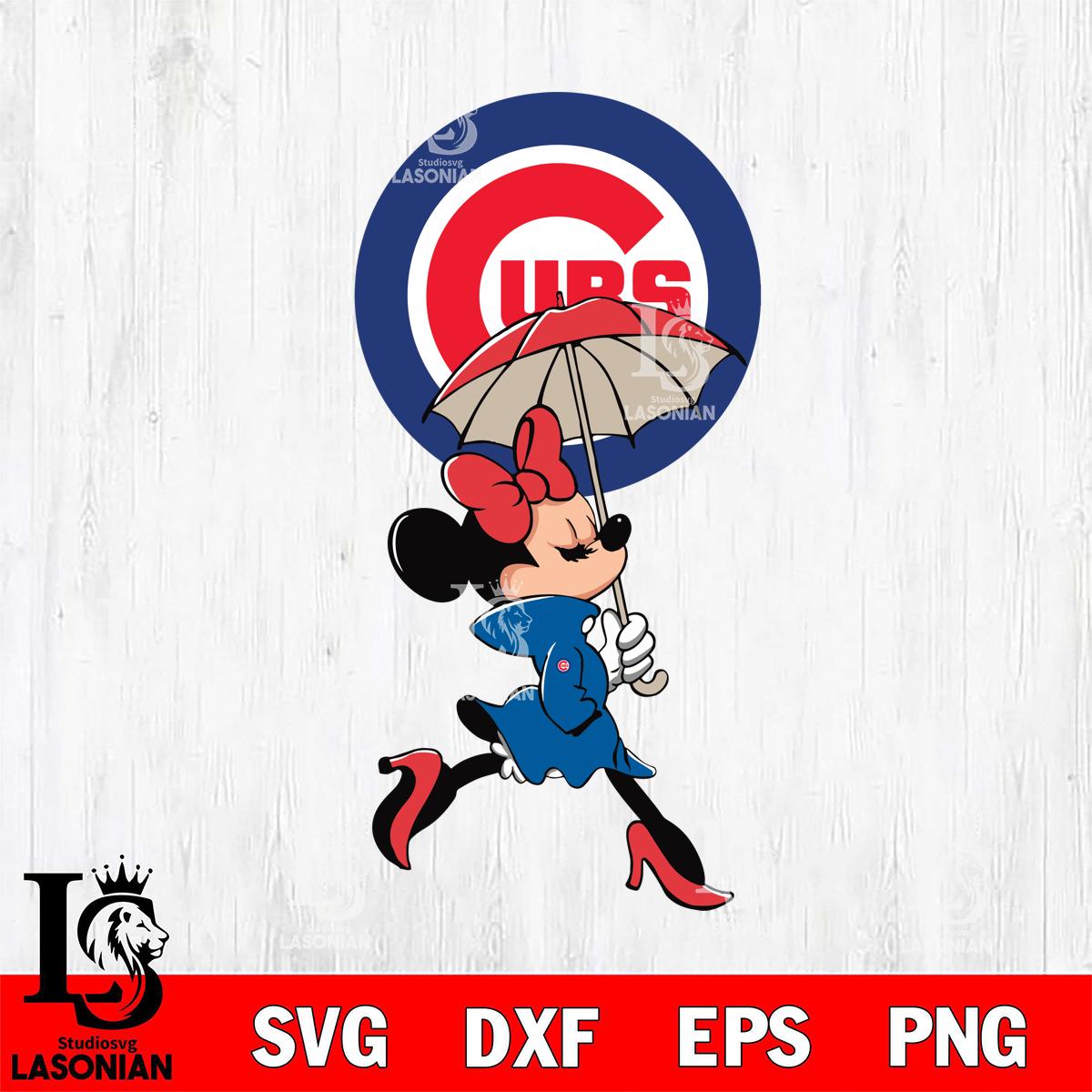 Chicago Cubs Fancy Minnie – lasoniansvg