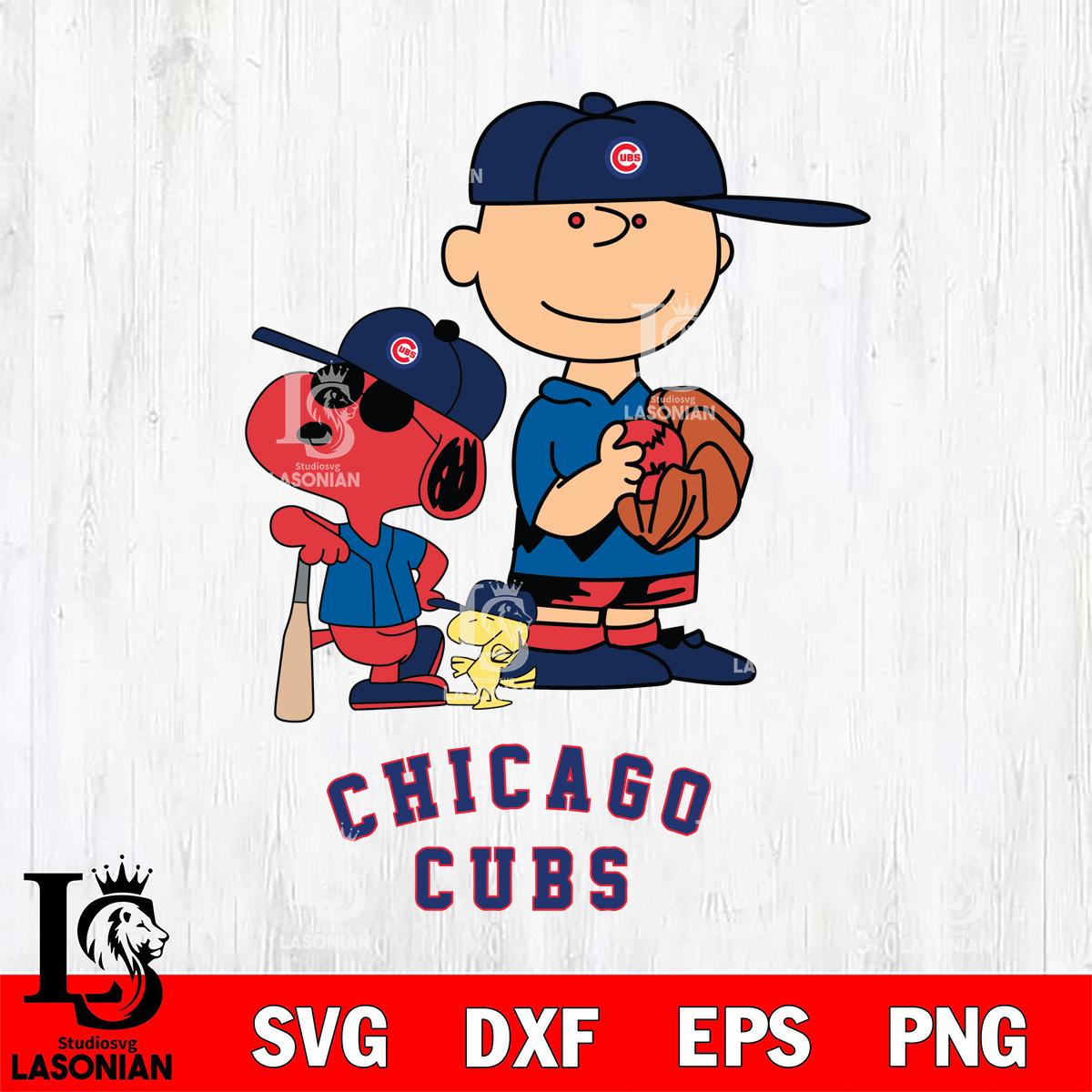 Chicago Cubs Peanuts baseball – lasoniansvg
