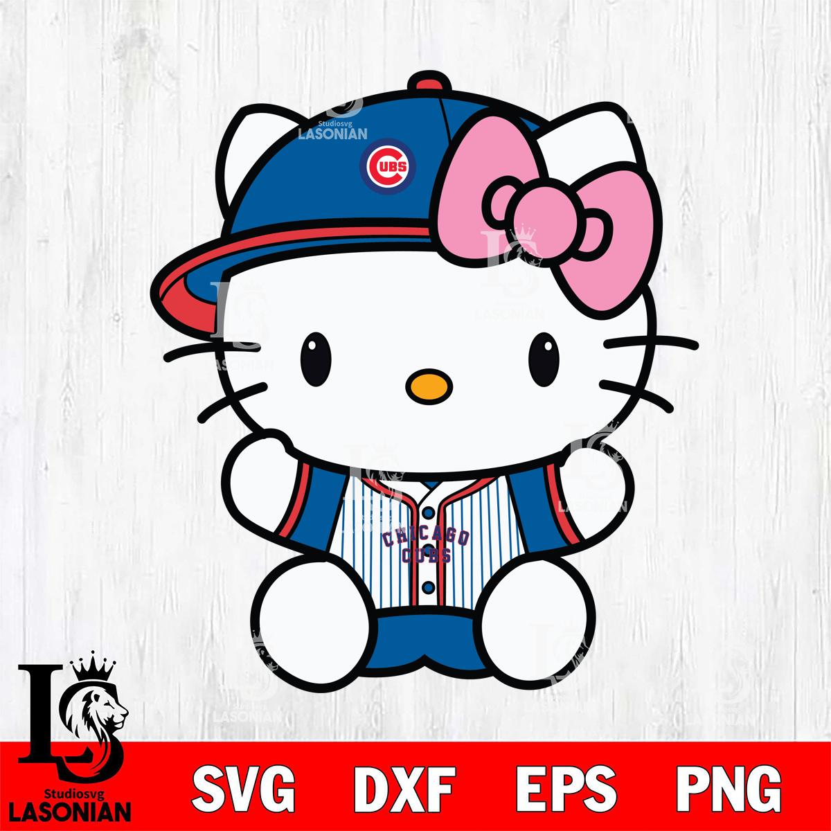 Chicago Cubs Pink Hello Kitty Baby – lasoniansvg