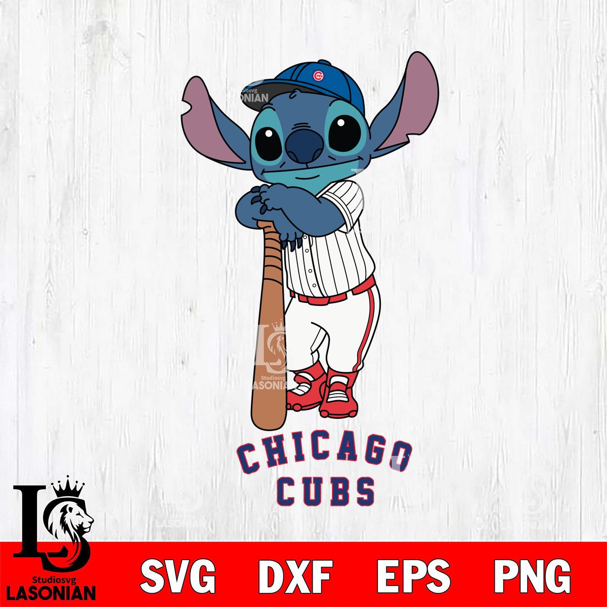 Chicago Cubs Stitch Baseball bat – lasoniansvg