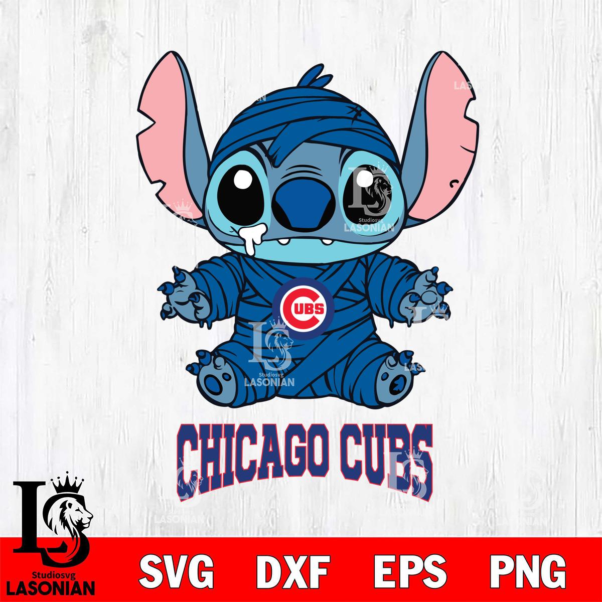 Chicago Cubs Stitch Mummy – lasoniansvg