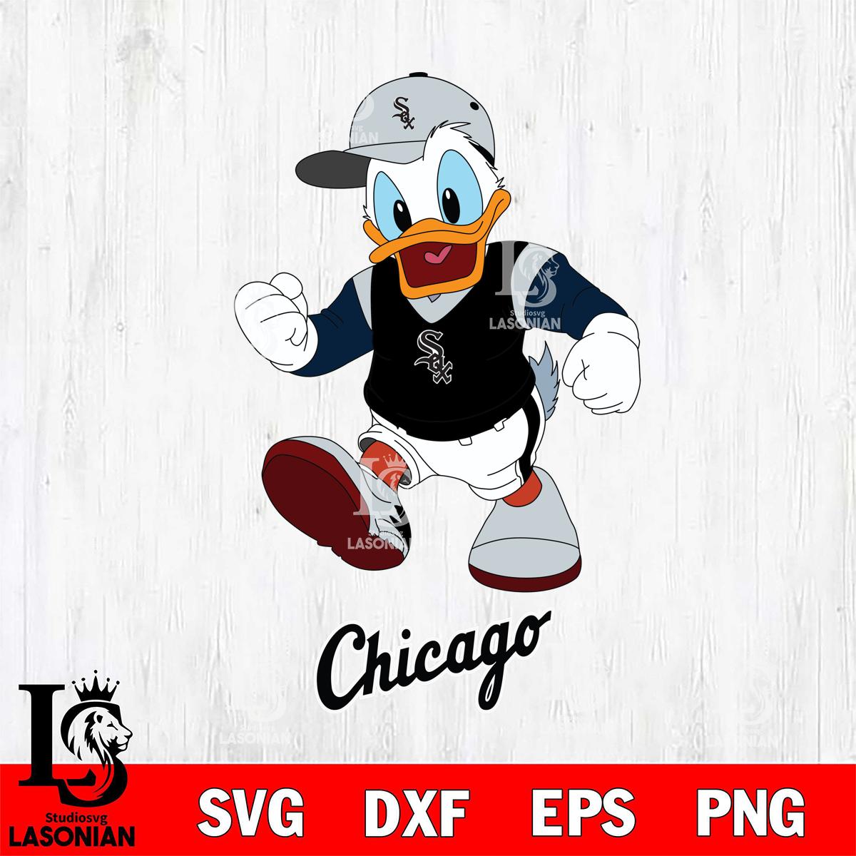 Chicago White Sox Donald Duck Baseball walk – lasoniansvg