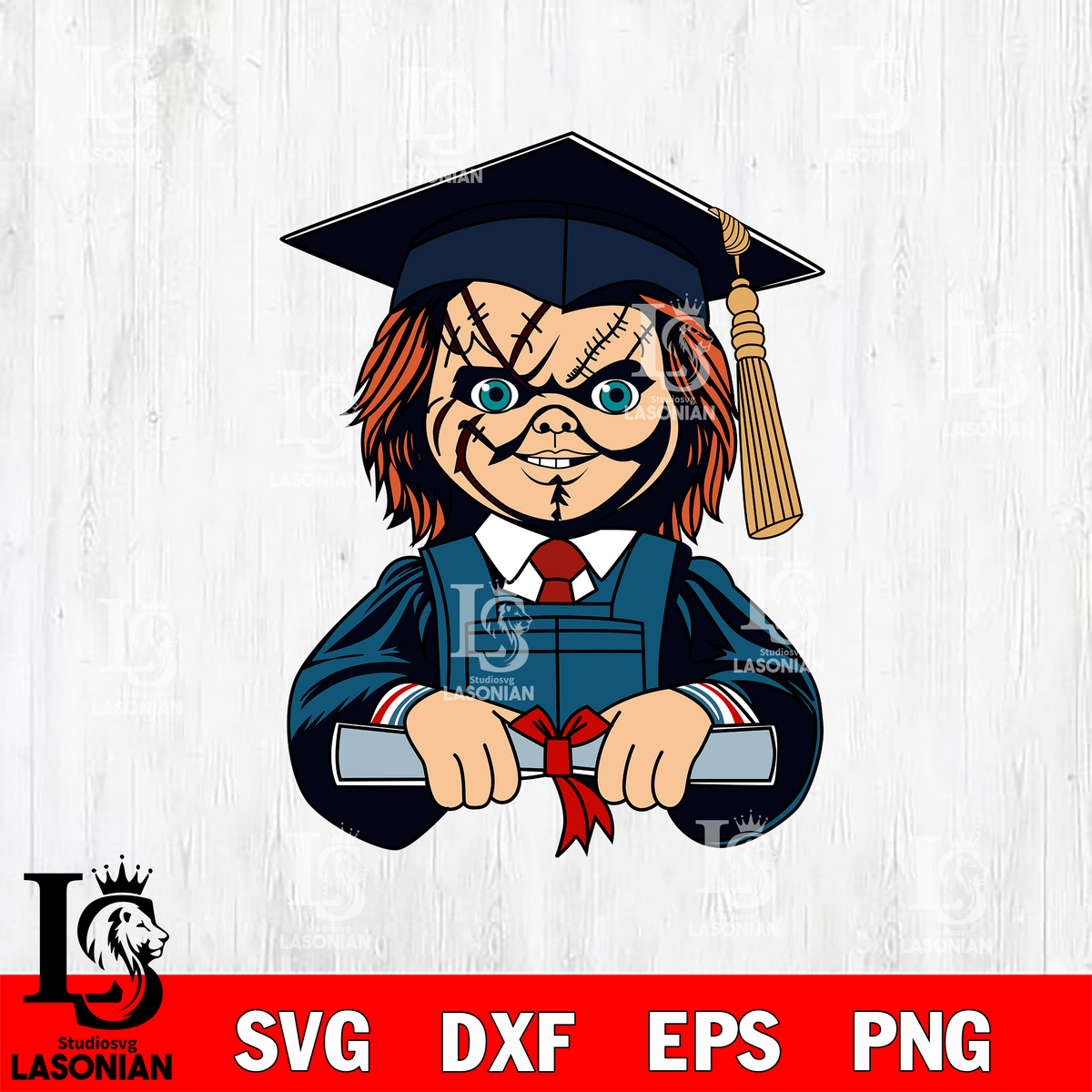 Chucky Graduation 2025 SVG DXF EPS PNG FILE,Graduation File Cut,Digita ...