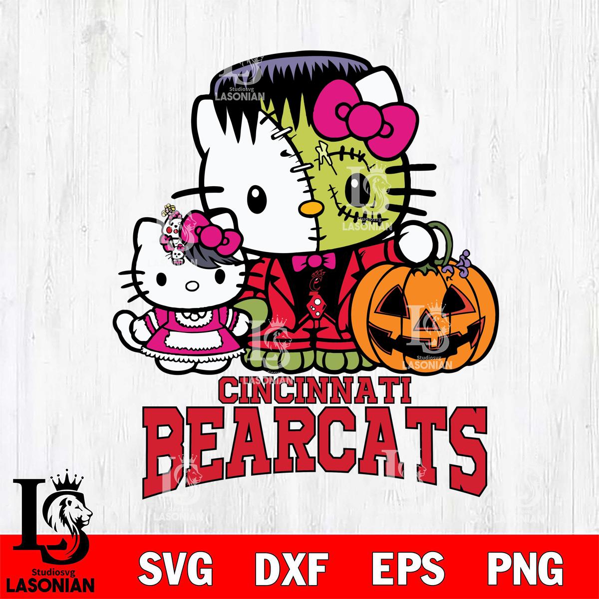 Cincinnati Bearcats Hello Kitty Horror 10 – lasoniansvg