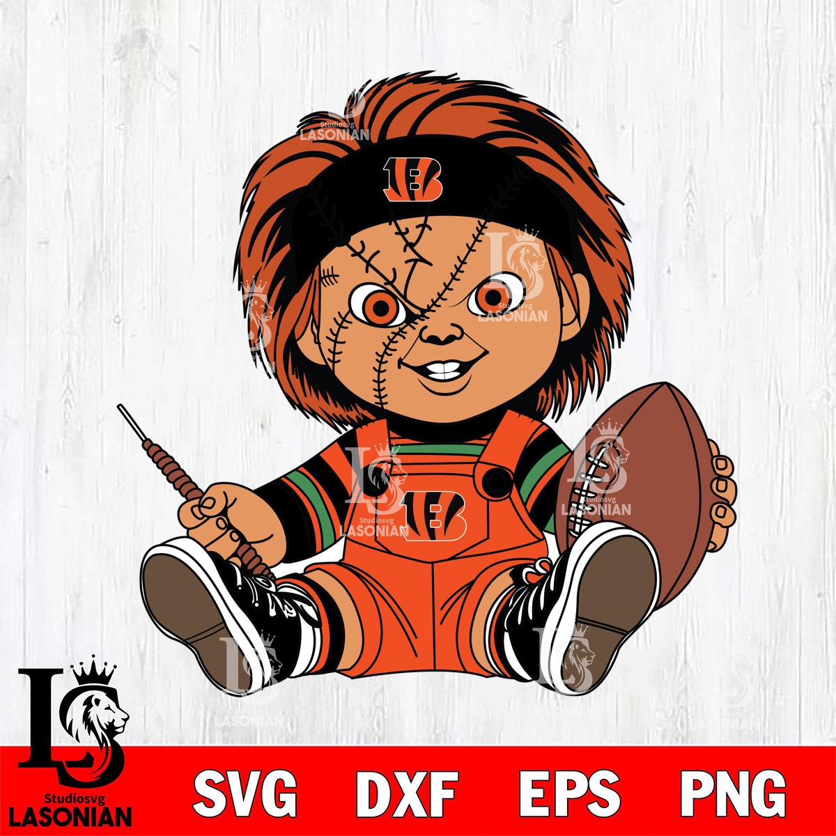 Cincinnati Bengals Chucky Horror 9 – lasoniansvg