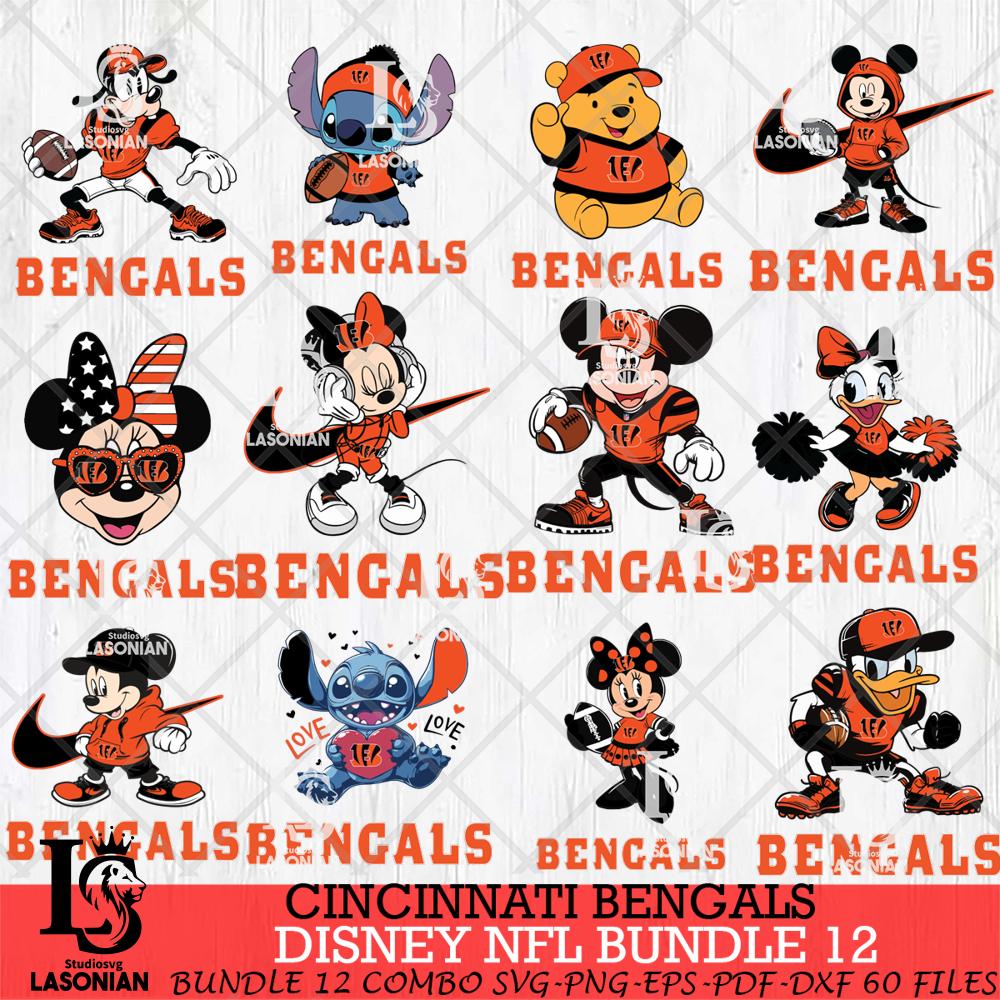 Cincinnati Bengals Disney NFL Bundle Svg PNG 12 – lasoniansvg