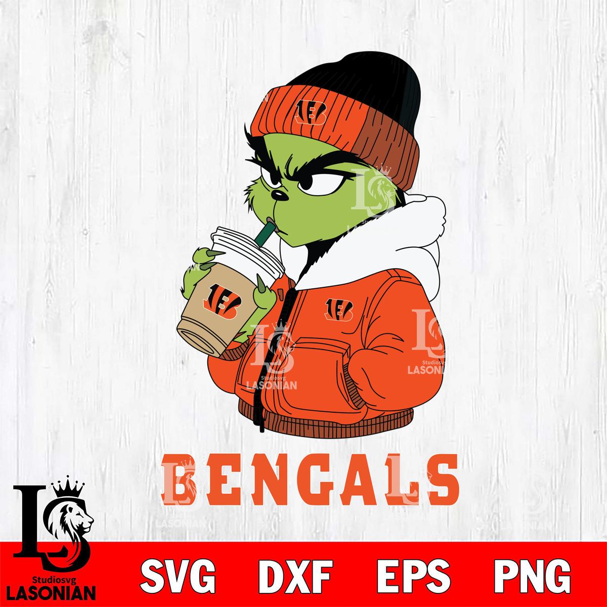 Cincinnati Bengals Grinch Bougie Sport – lasoniansvg