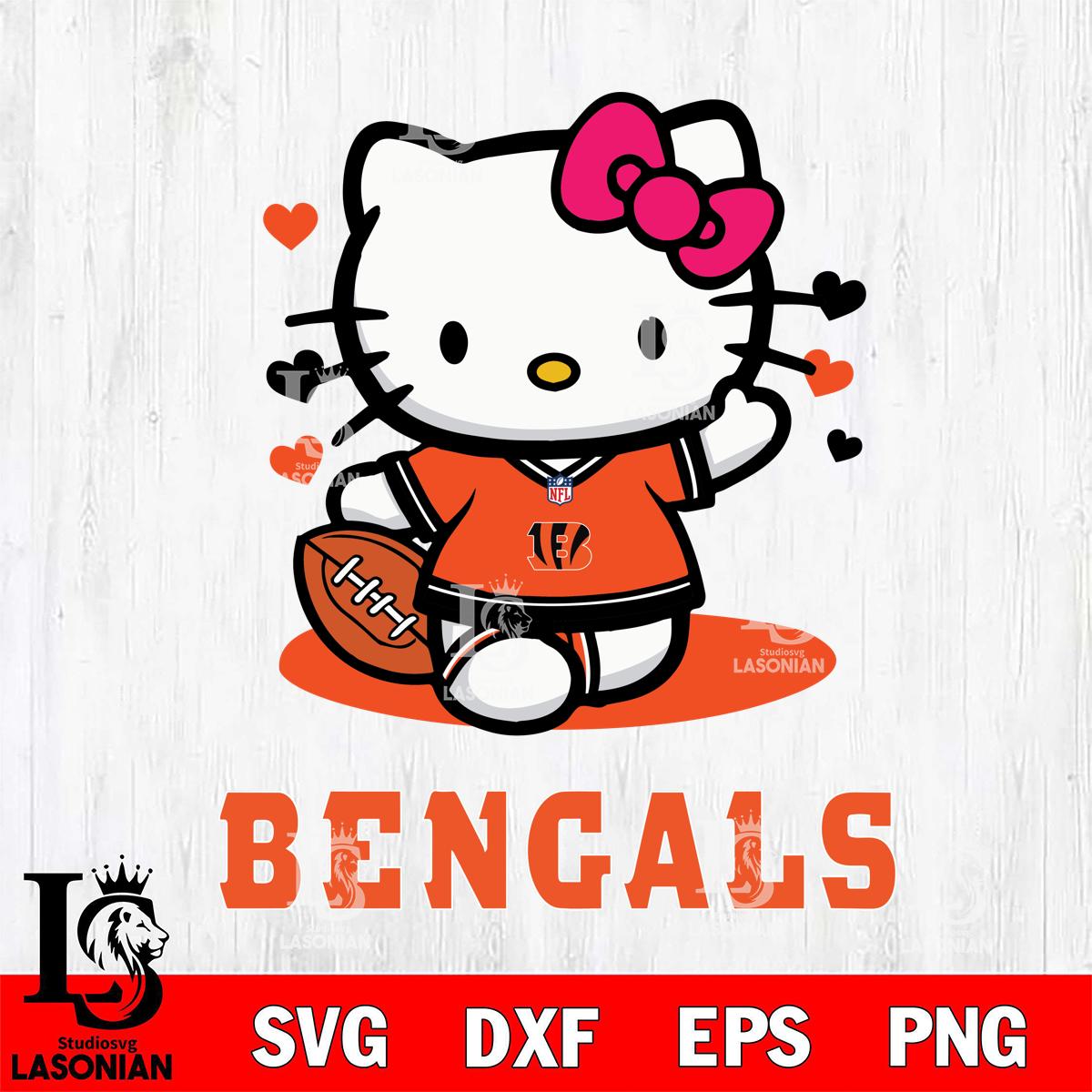 Cincinnati Bengals Hello Kitty Nfl 3 – lasoniansvg