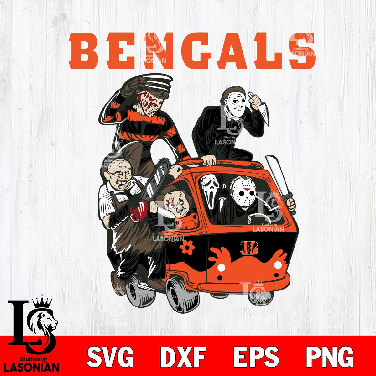 Cincinnati Bengals Jason Voorhees Horror 10 – lasoniansvg