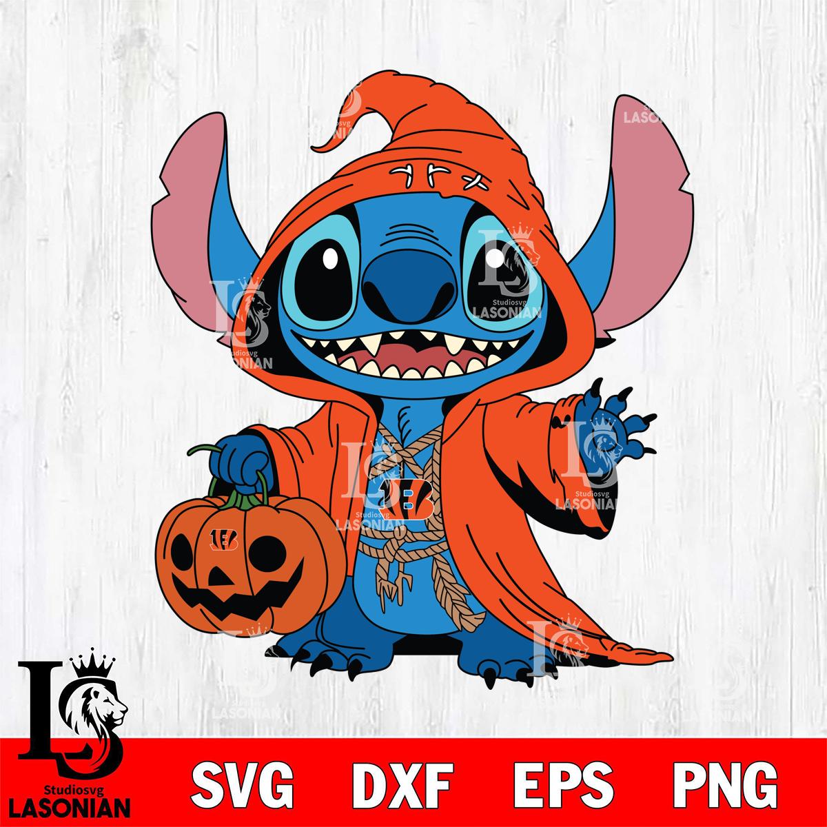 Cincinnati Bengals Stitch Horror – lasoniansvg