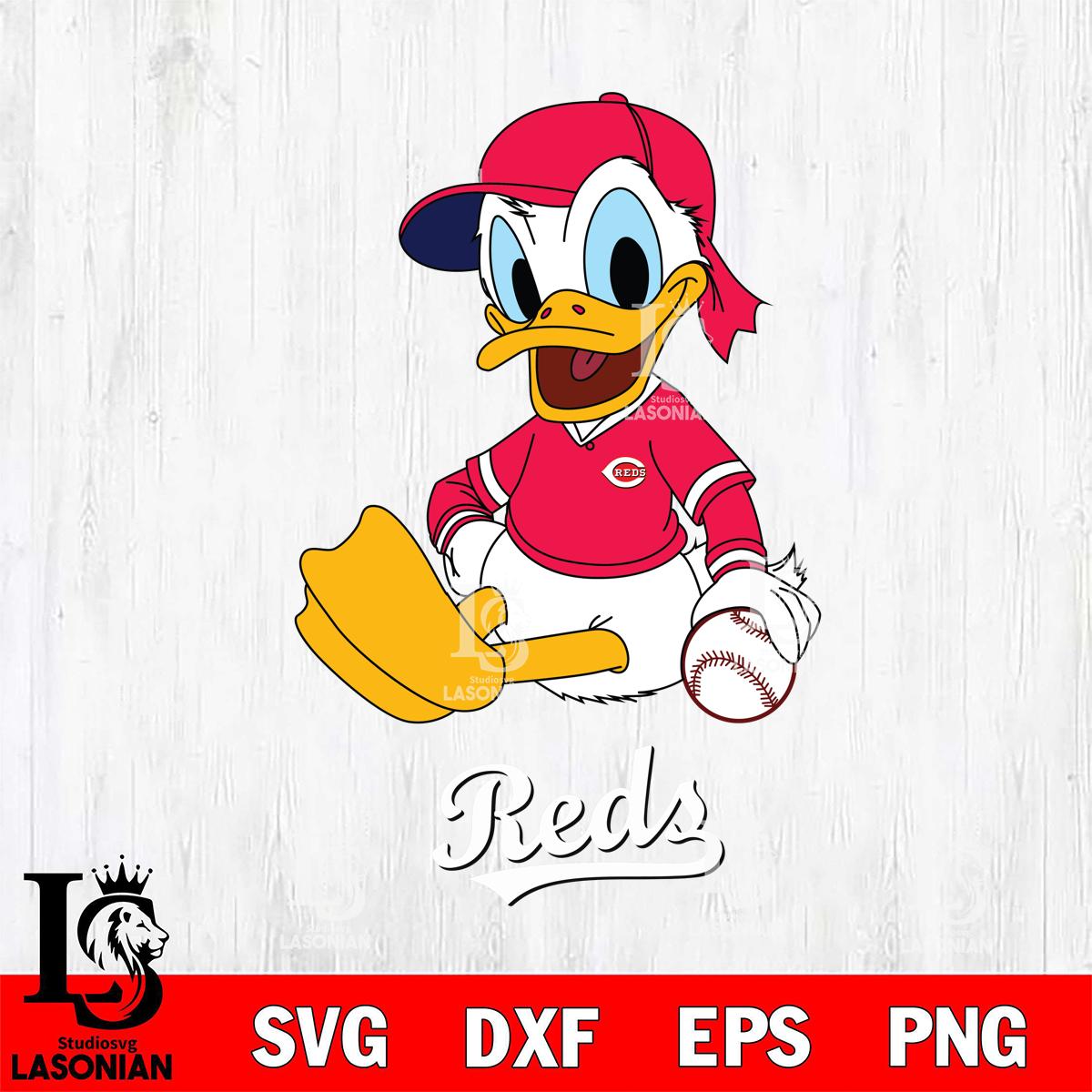 Cincinnati Reds Donald Duck Baseball hat – lasoniansvg