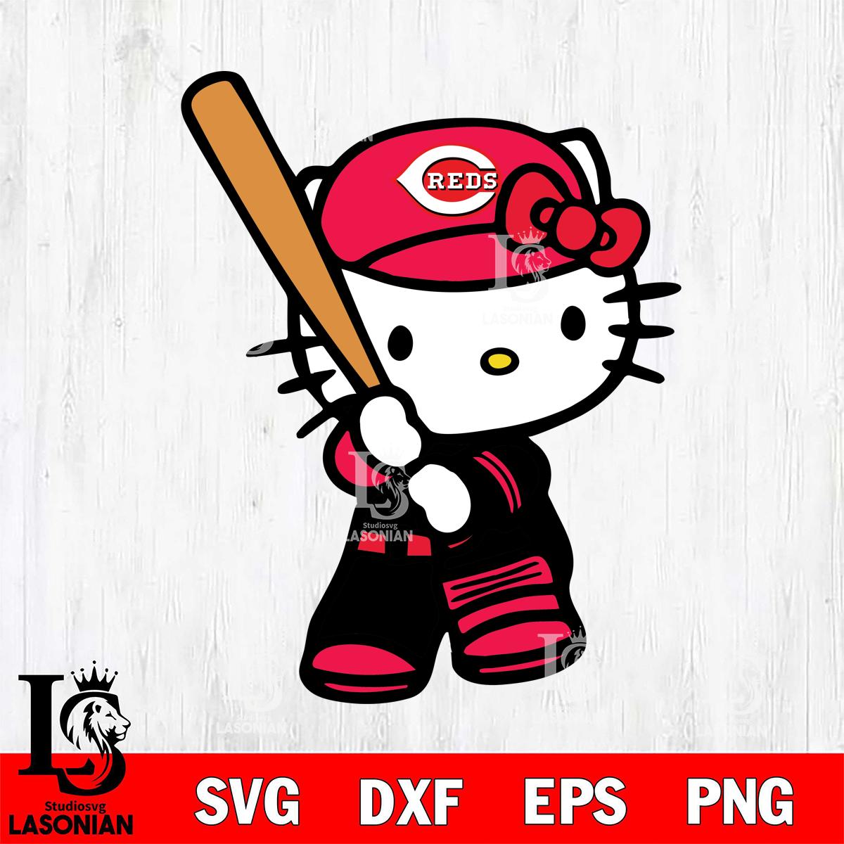 Cincinnati Reds Hello Kitty – lasoniansvg