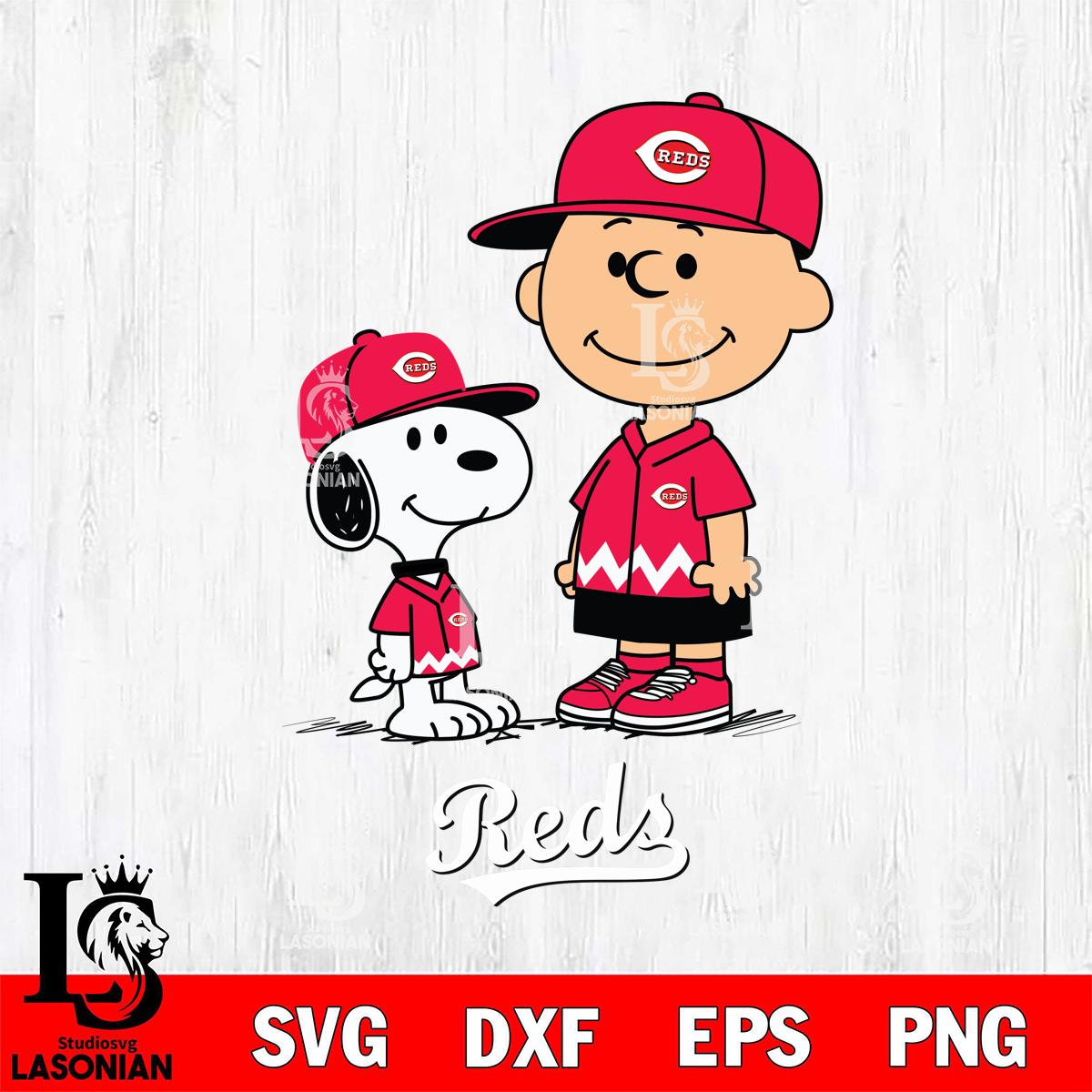 Cincinnati Reds snoopy and charlie brown Sport Baseball – lasoniansvg