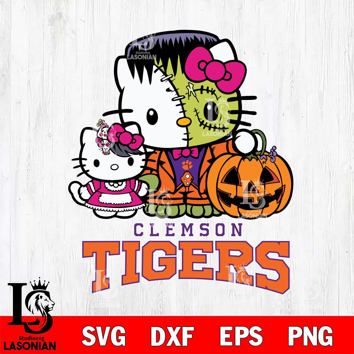 Clemson Tigers Hello Kitty Horror 10 – lasoniansvg